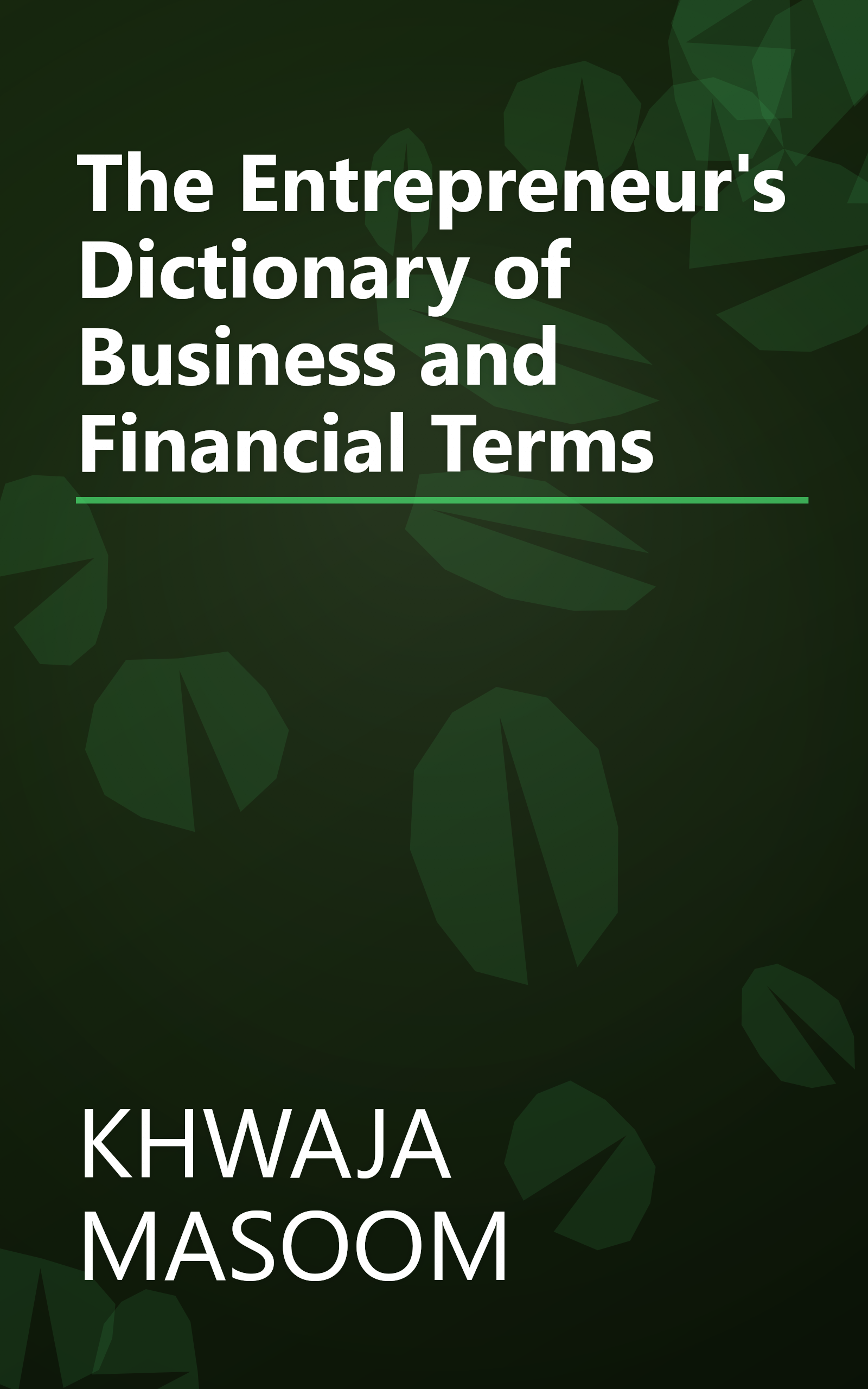The Entrepreneur's Dictionary of Business and Financial Terms book cover