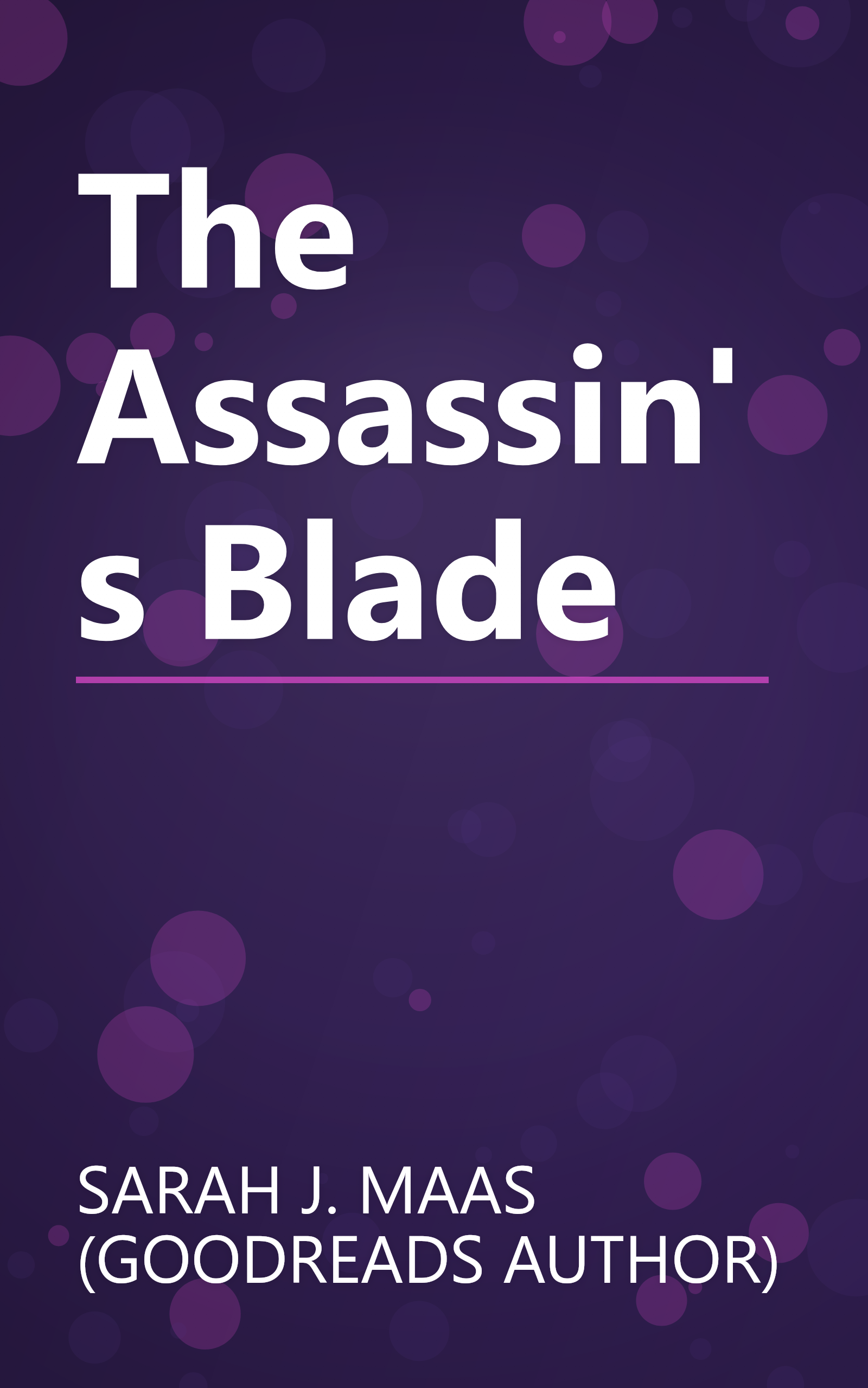 The Assassin's Blade book cover