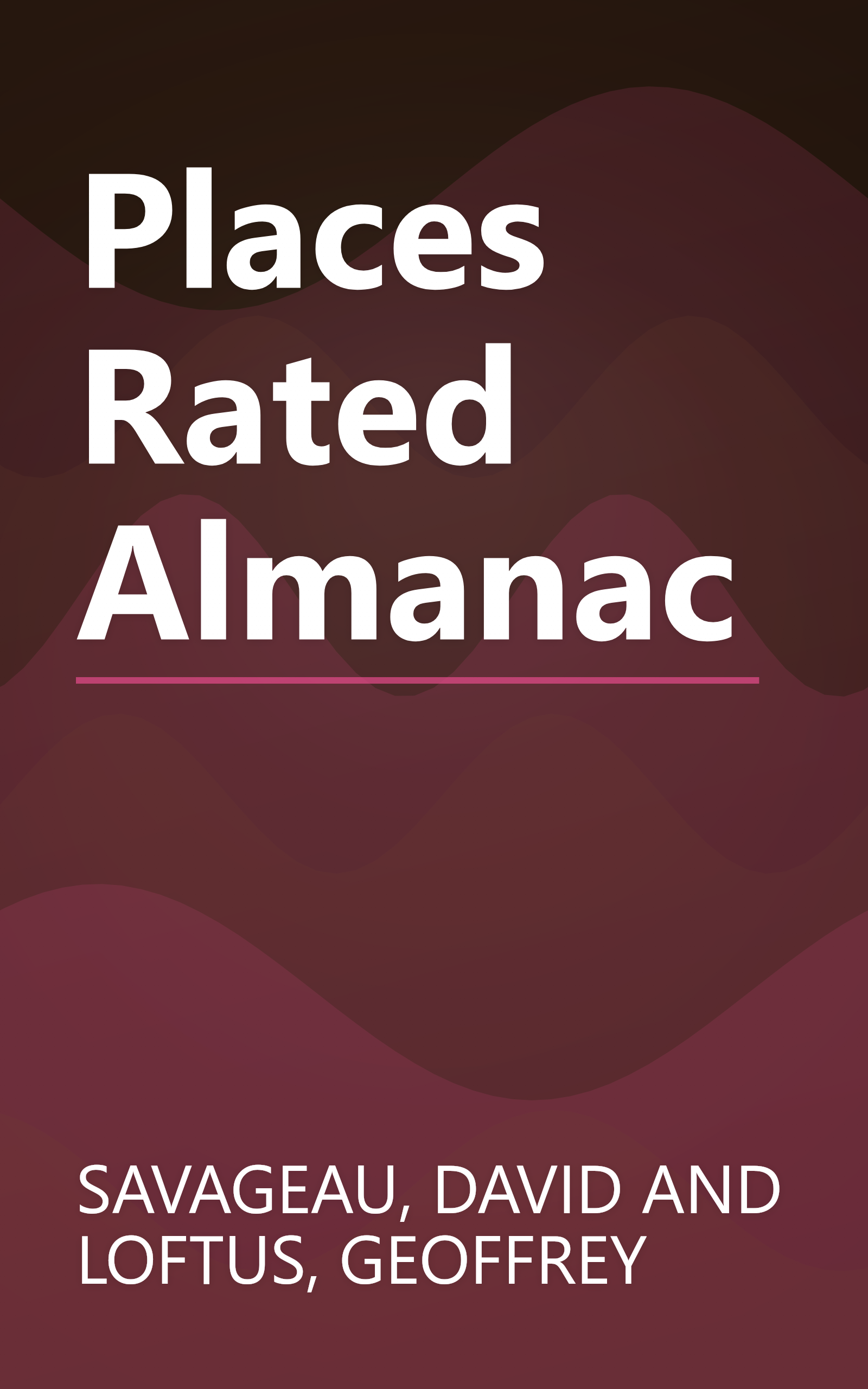 Places Rated Almanac book cover