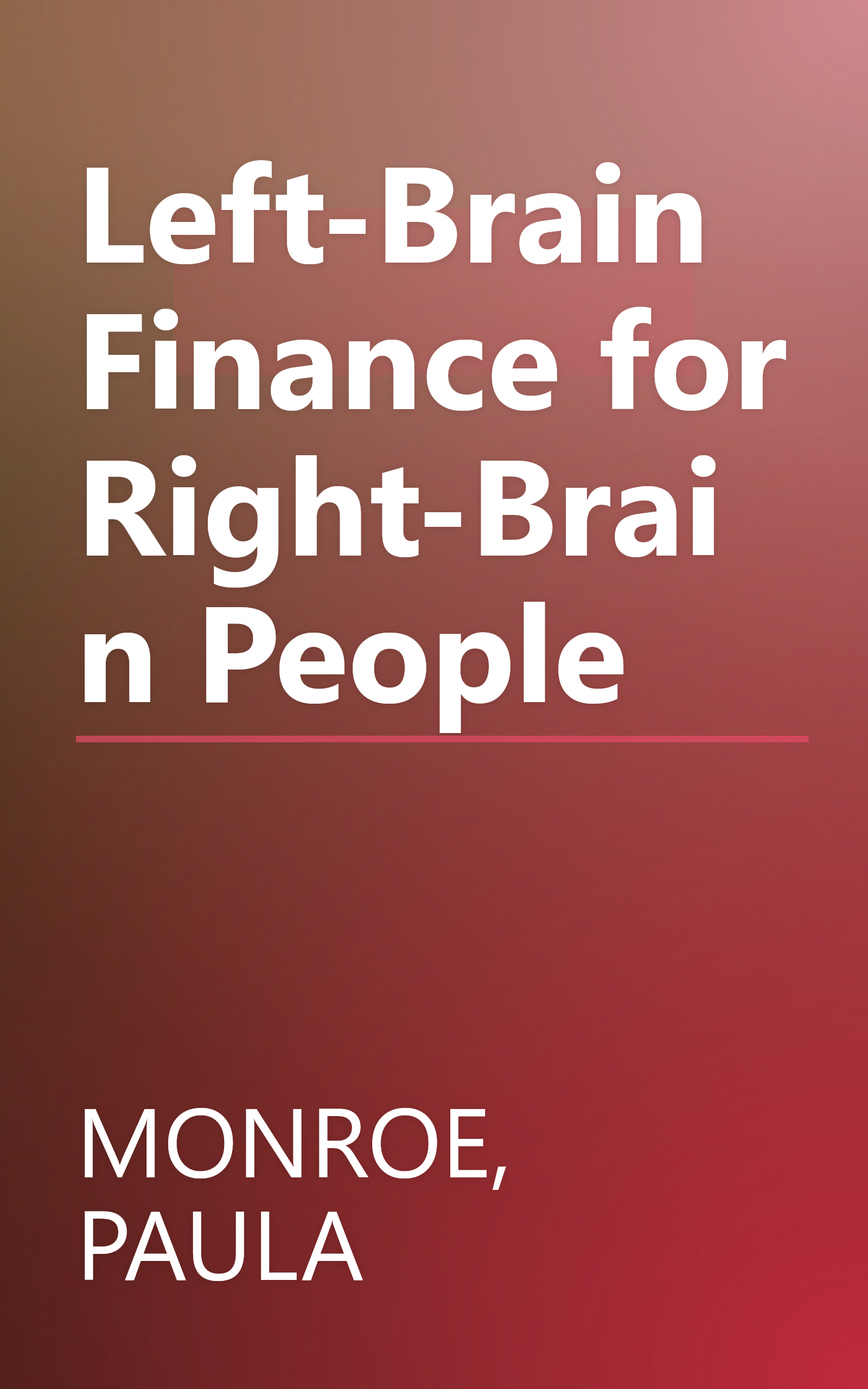 Left-Brain Finance for Right-Brain People book cover