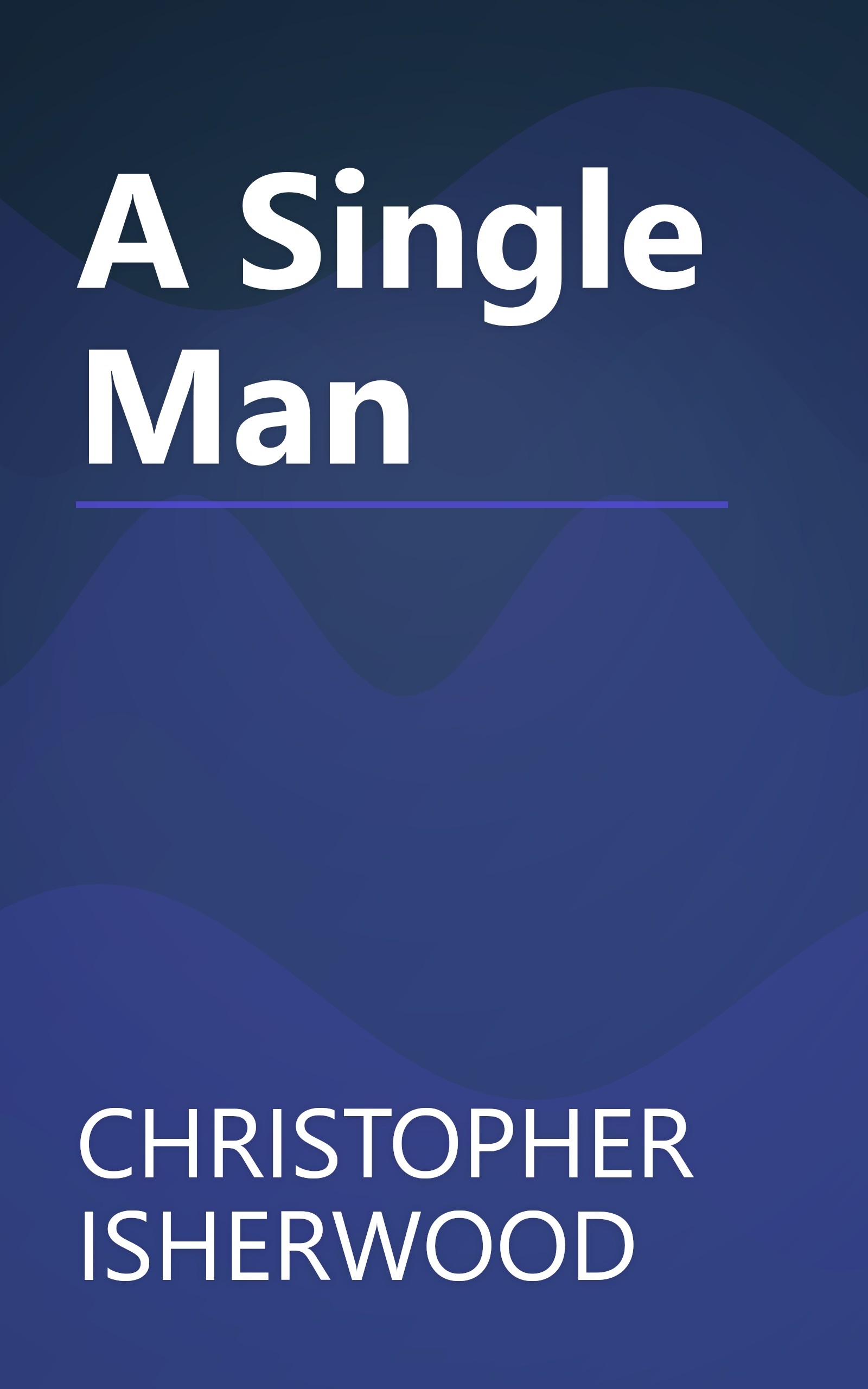 A Single Man book cover