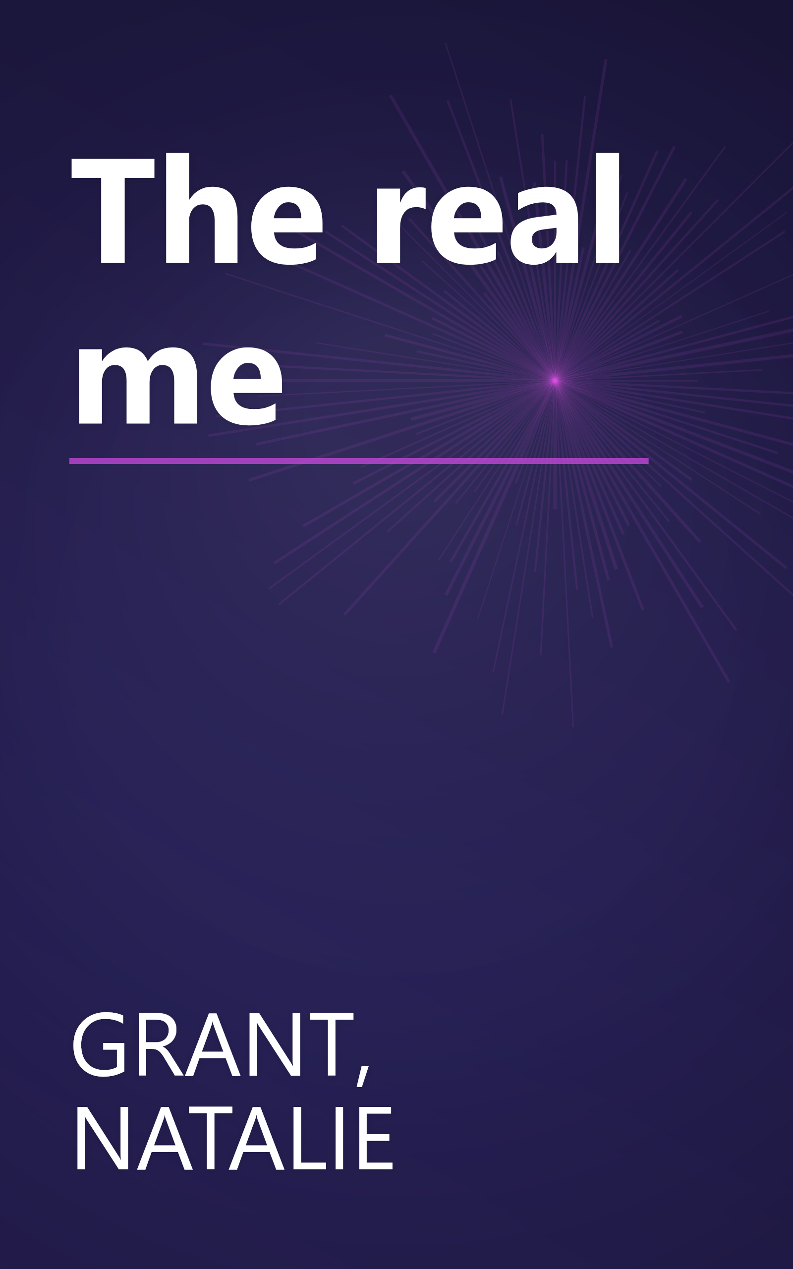The real me book cover