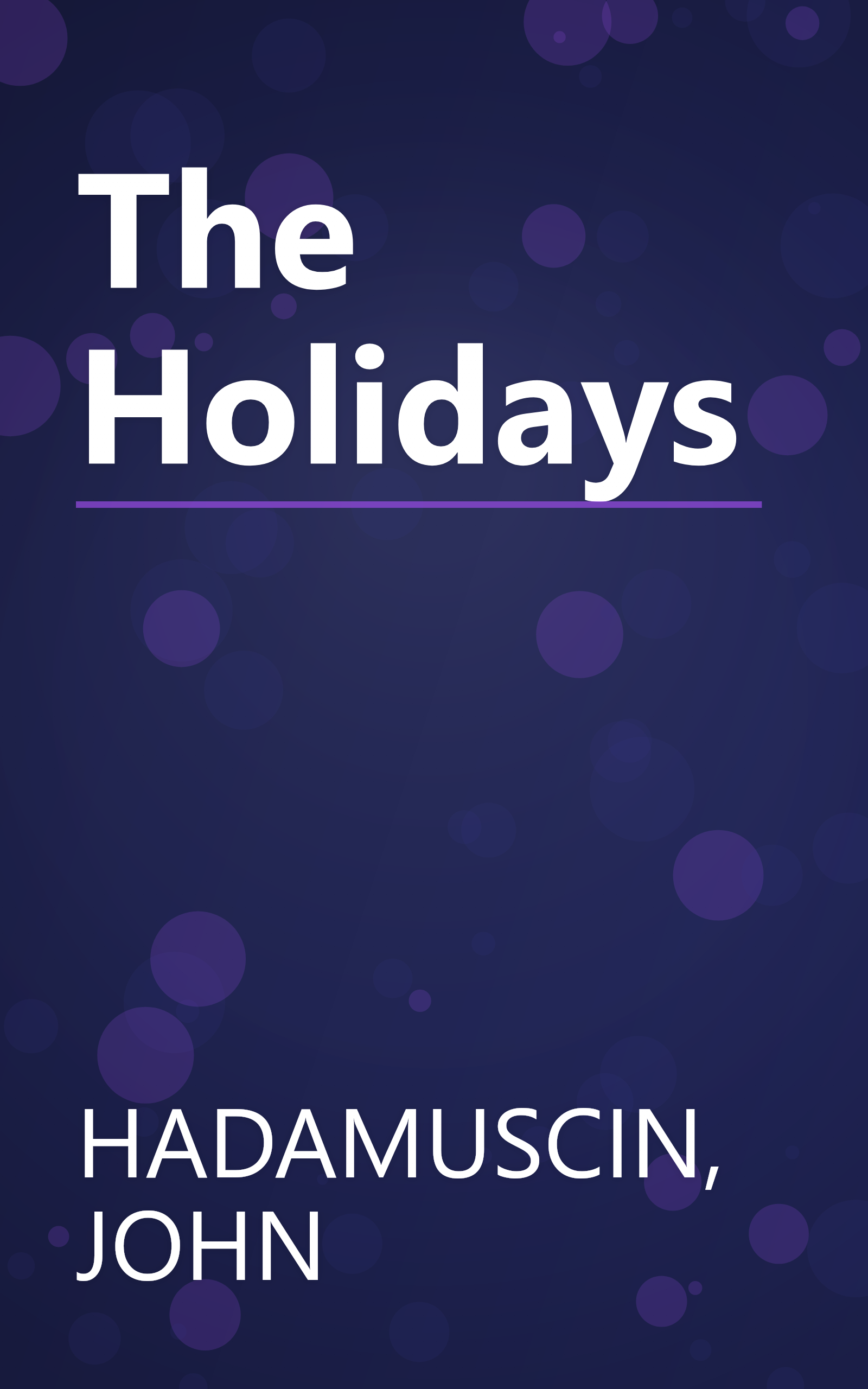 The Holidays book cover