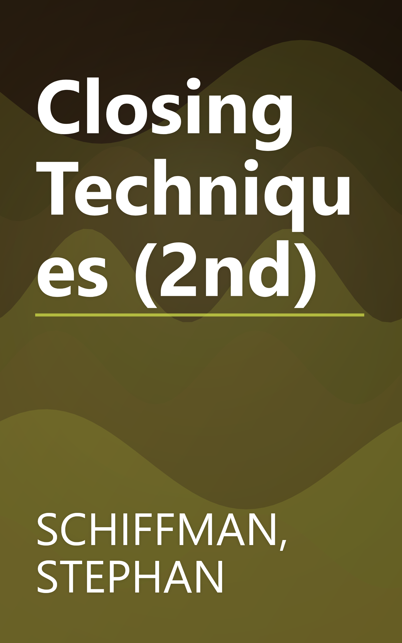 Closing Techniques (2nd) book cover
