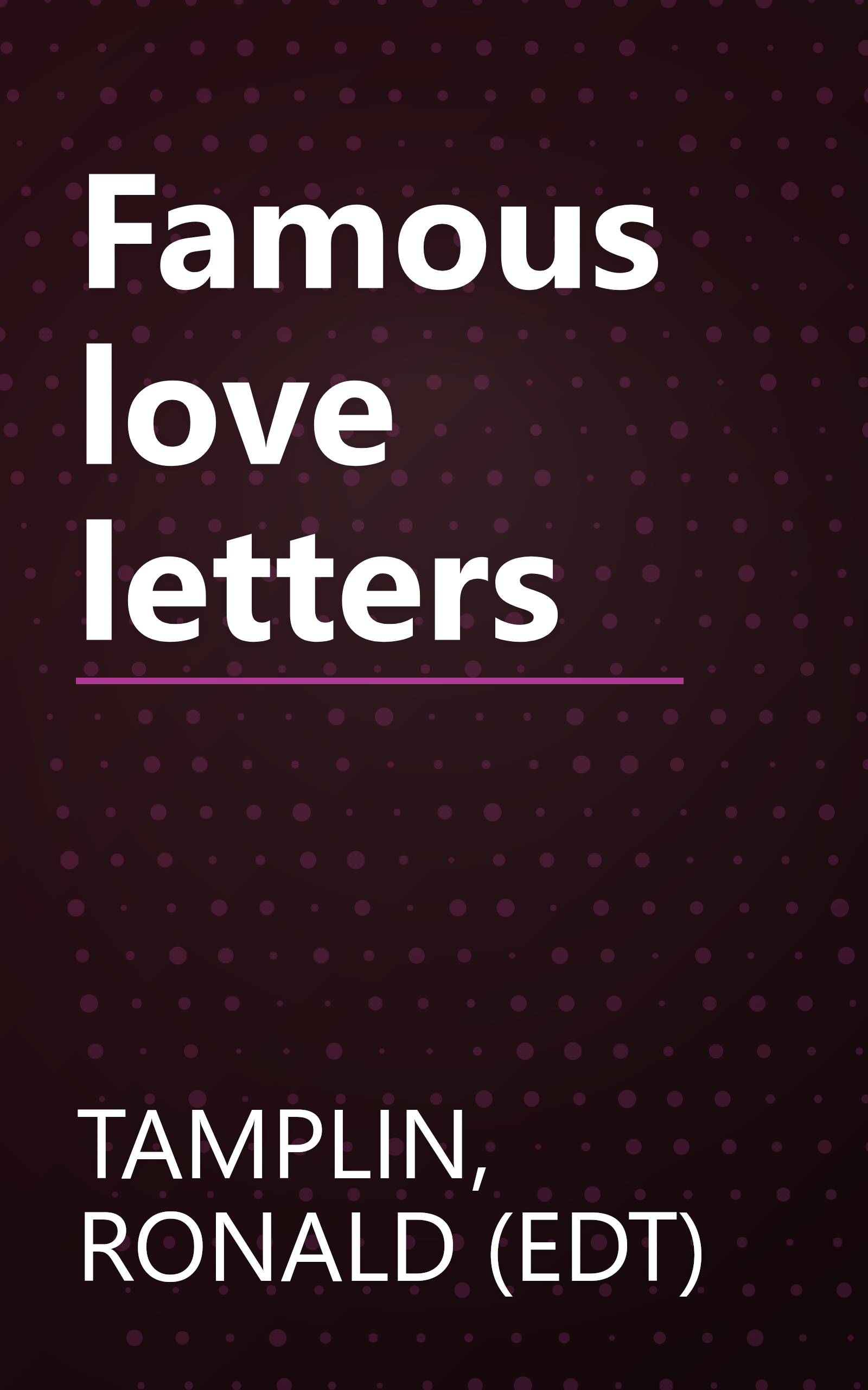 Famous love letters book cover