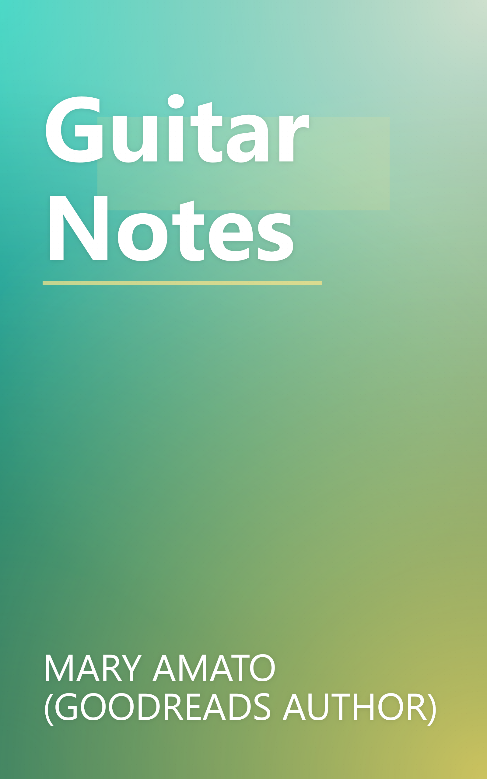 Guitar Notes book cover