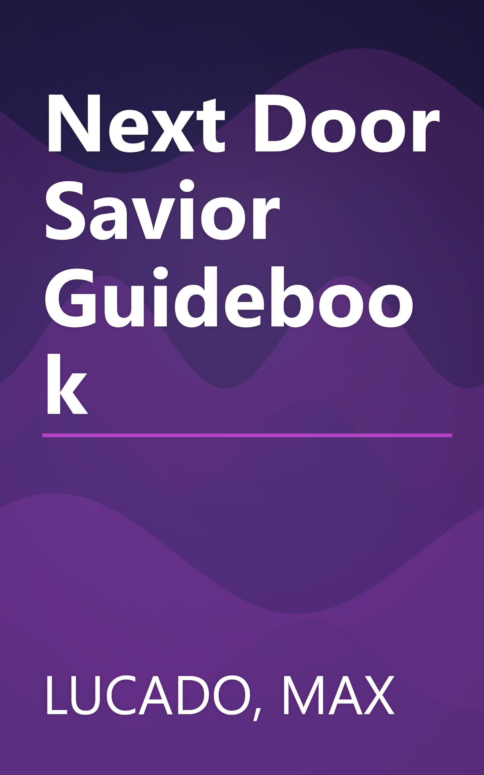 Next Door Savior Guidebook book cover
