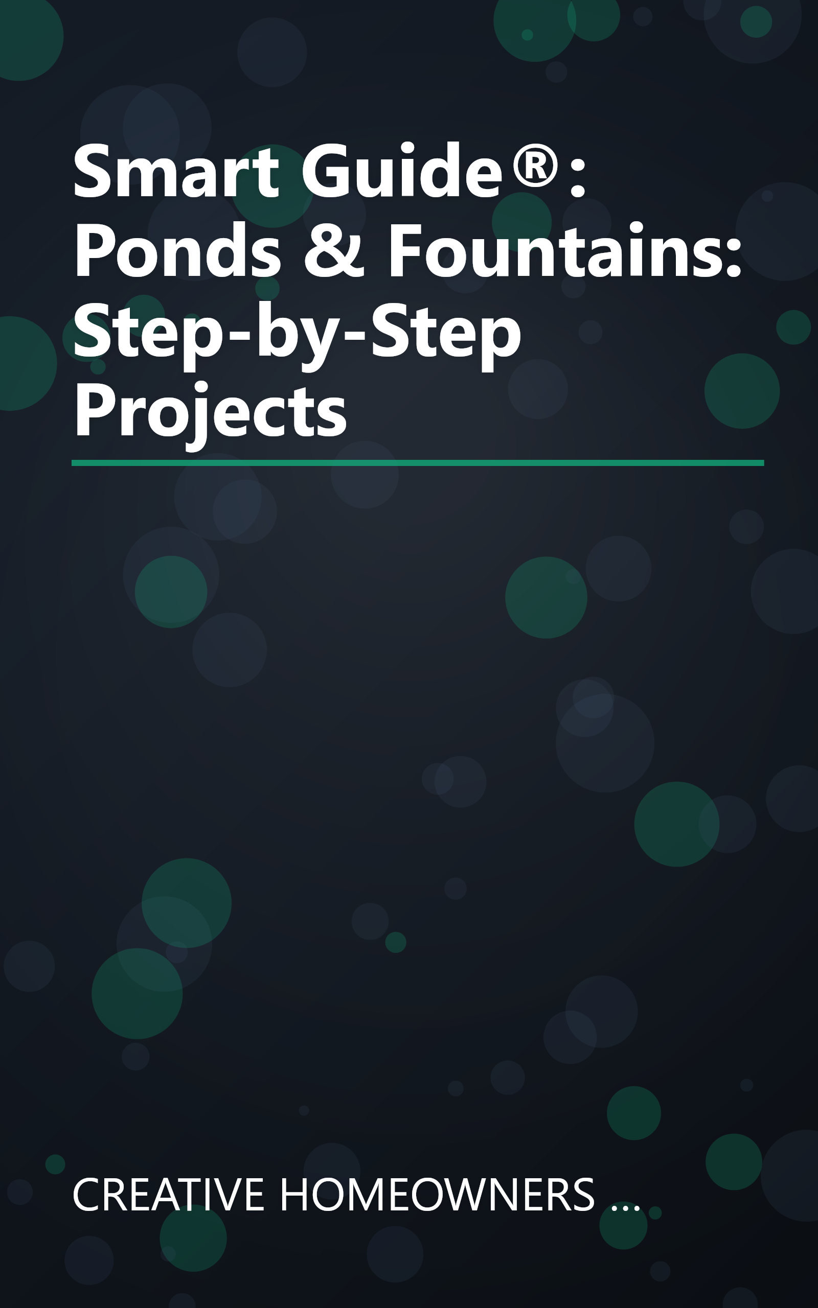Smart Guide®: Ponds & Fountains: Step-by-Step Projects book cover