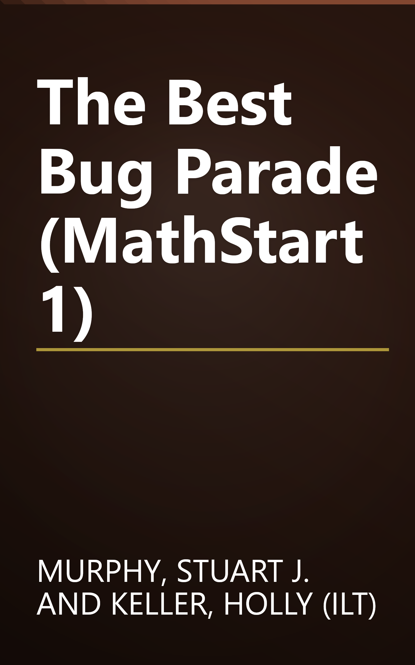 The Best Bug Parade (MathStart 1) book cover