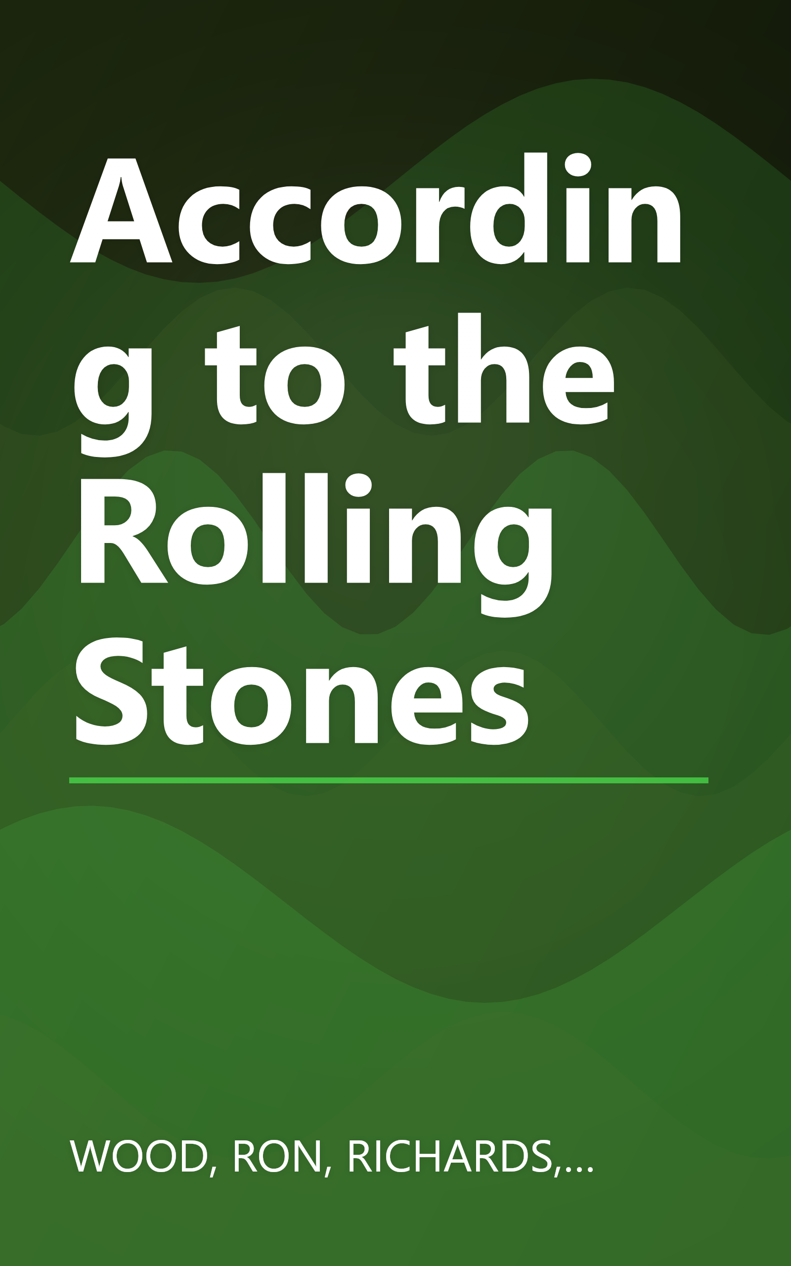 According to the Rolling Stones book cover