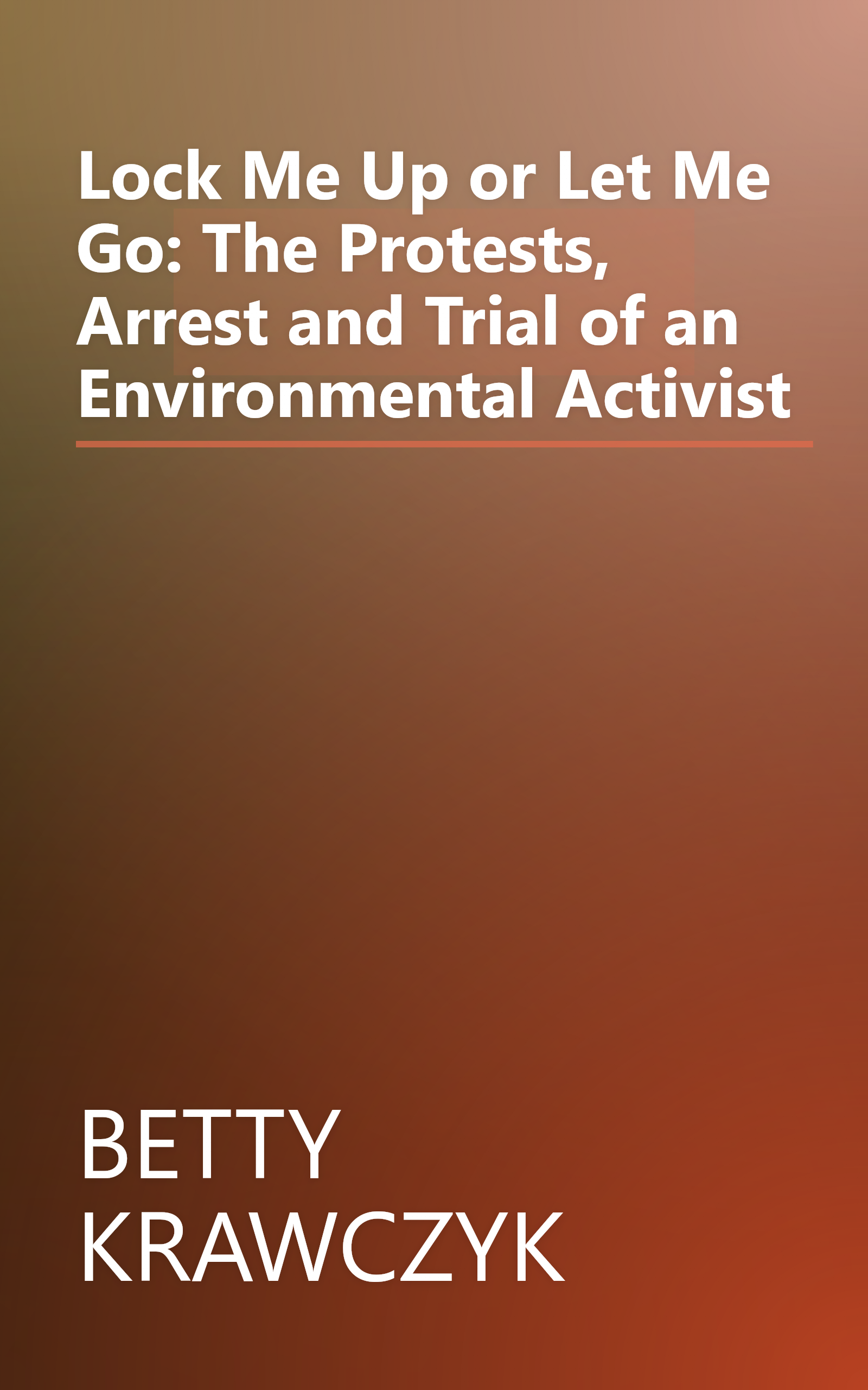 Lock Me Up or Let Me Go: The Protests, Arrest and Trial of an Environmental Activist book cover