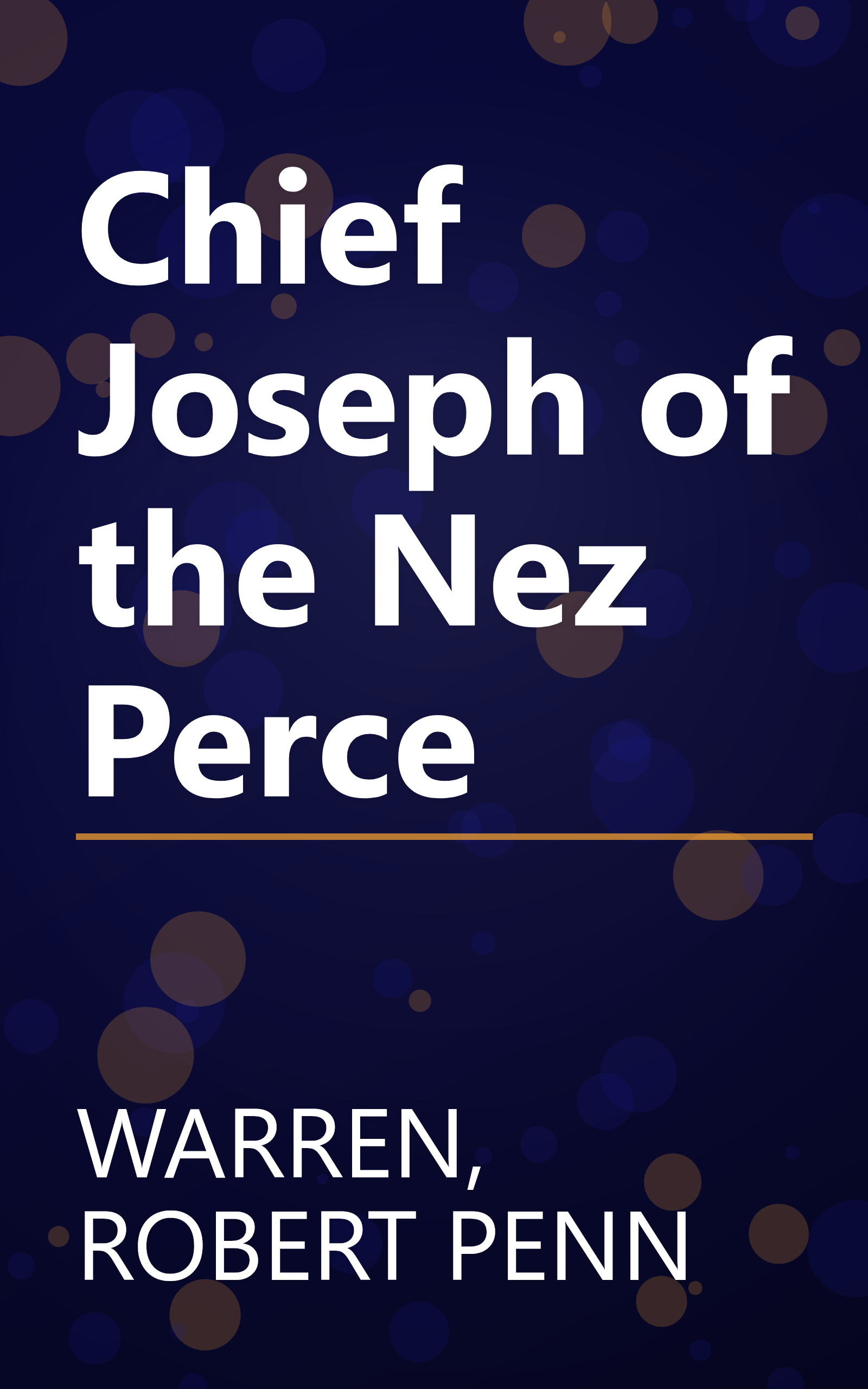 Chief Joseph of the Nez Perce book cover