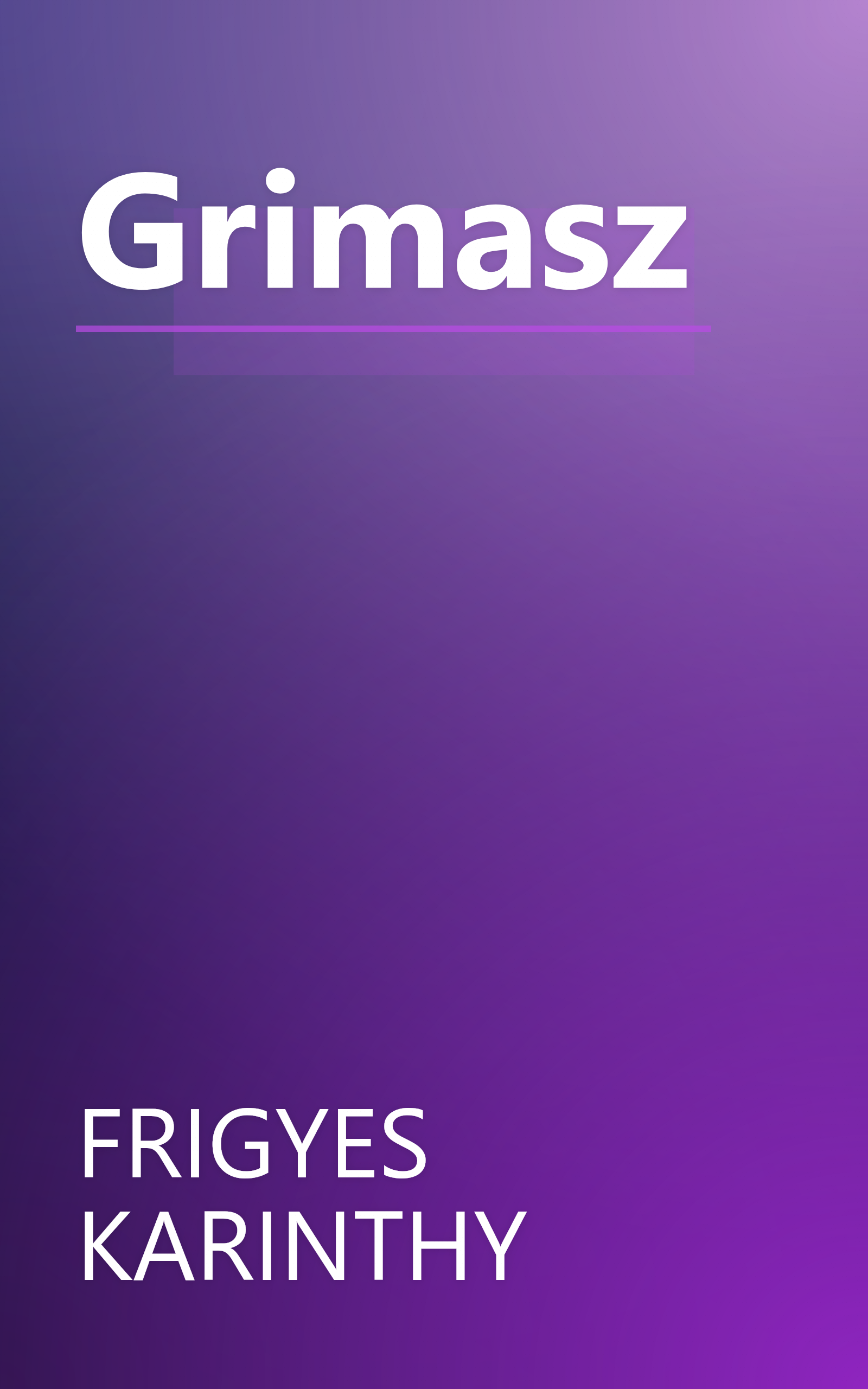 Grimasz book cover