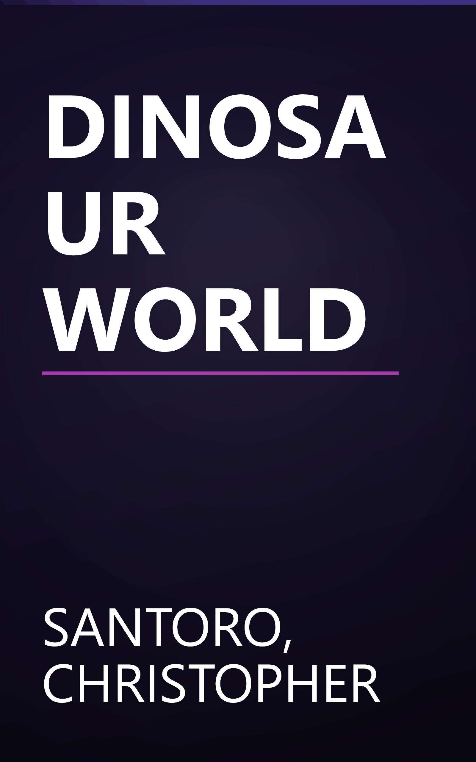 DINOSAUR WORLD book cover