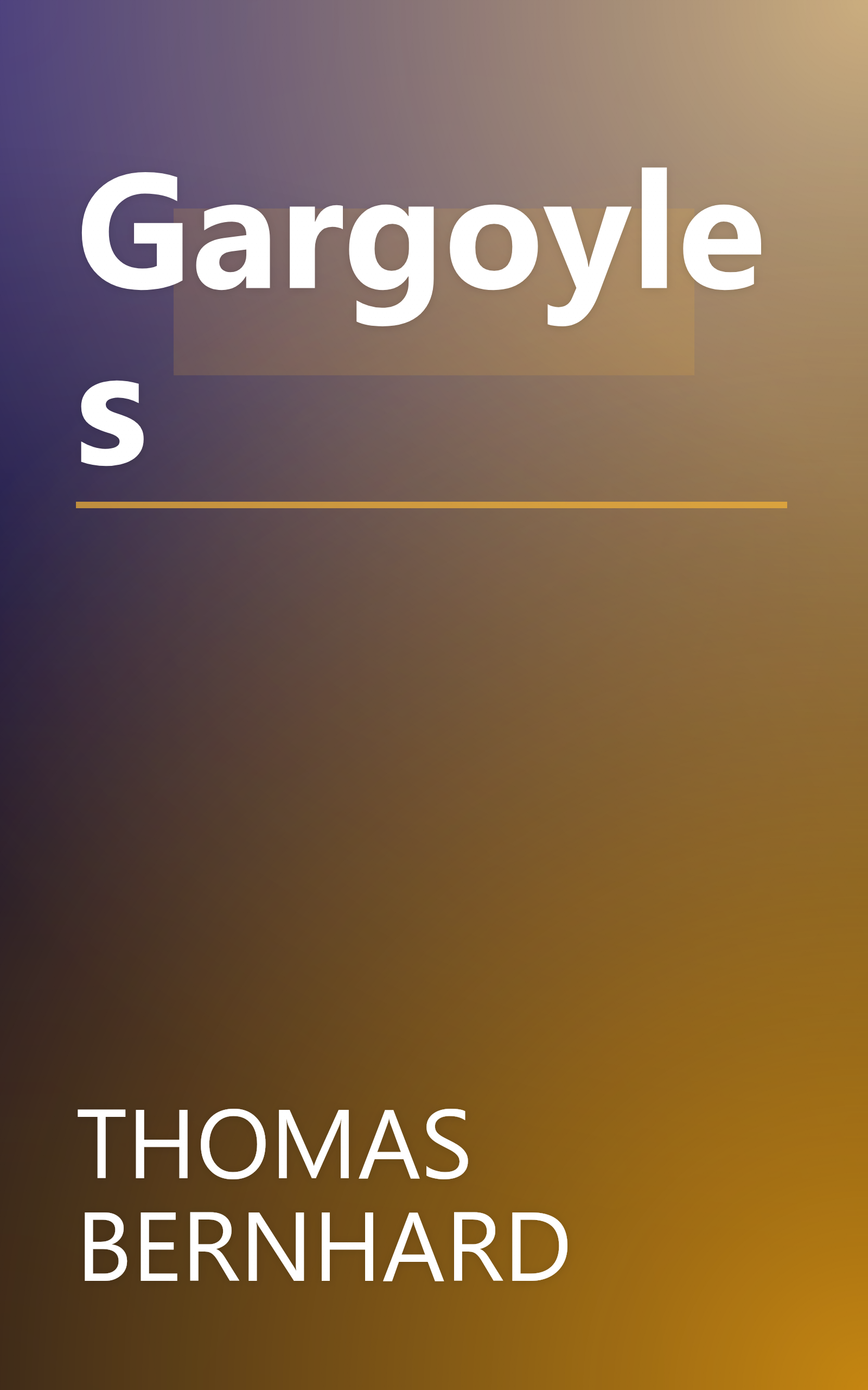 Gargoyles book cover