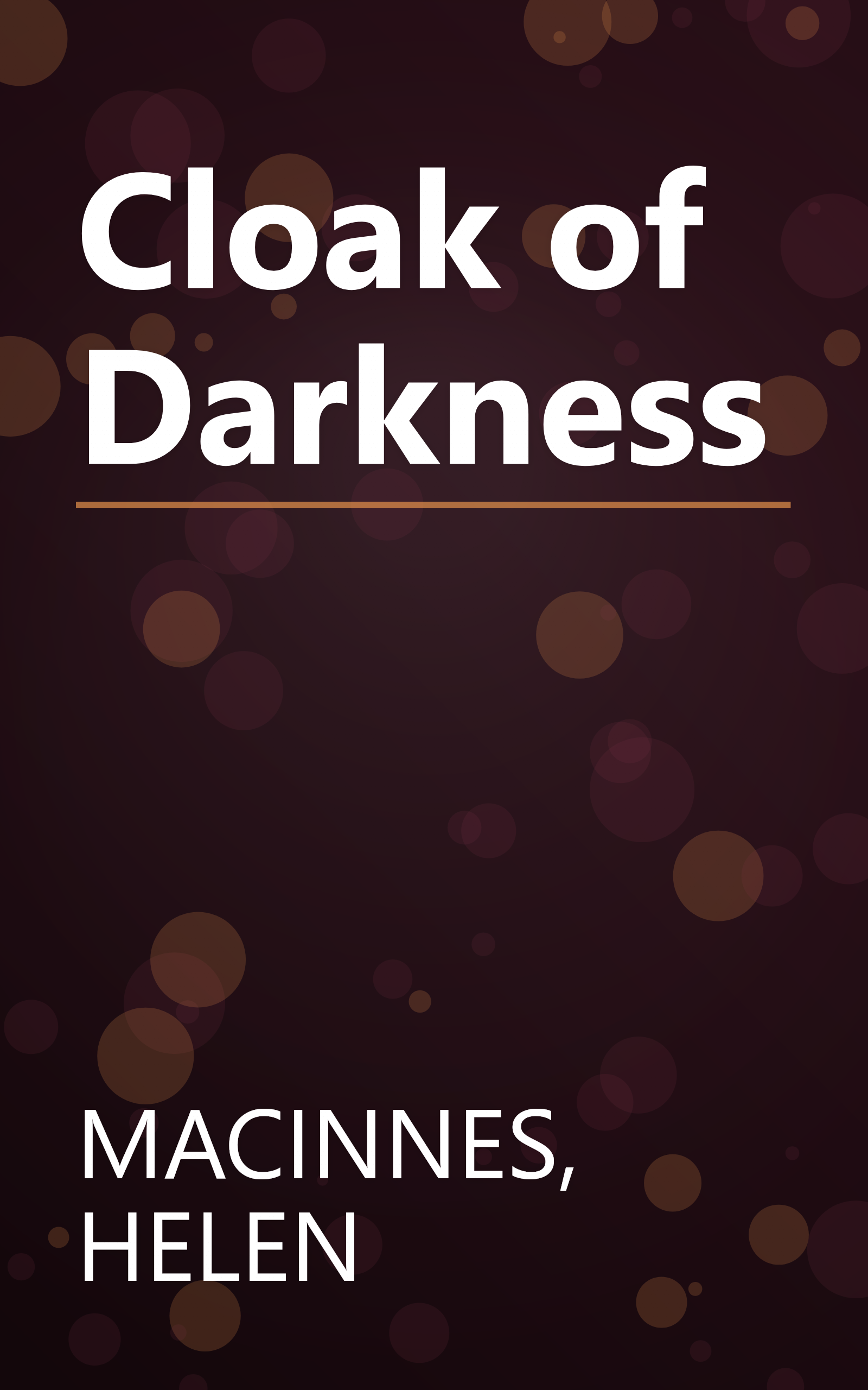 Cloak of Darkness book cover