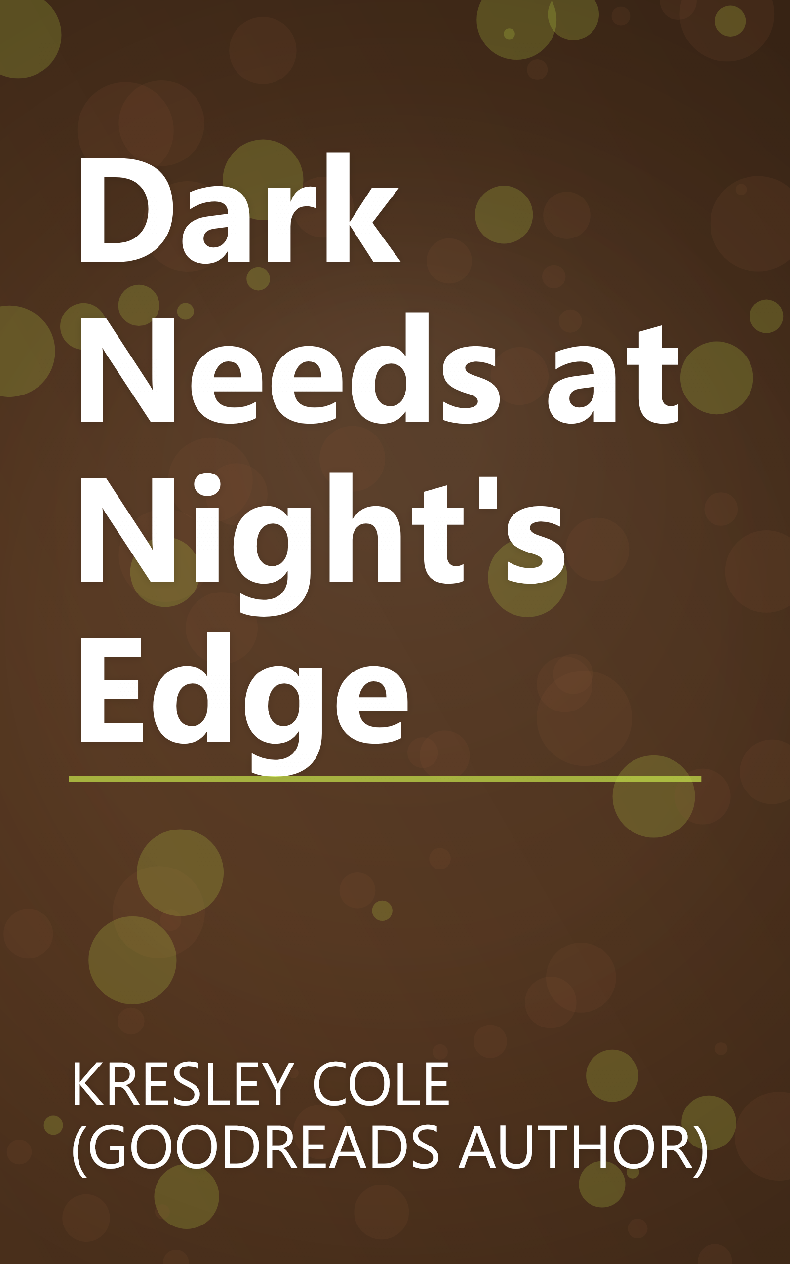 Dark Needs at Night's Edge book cover