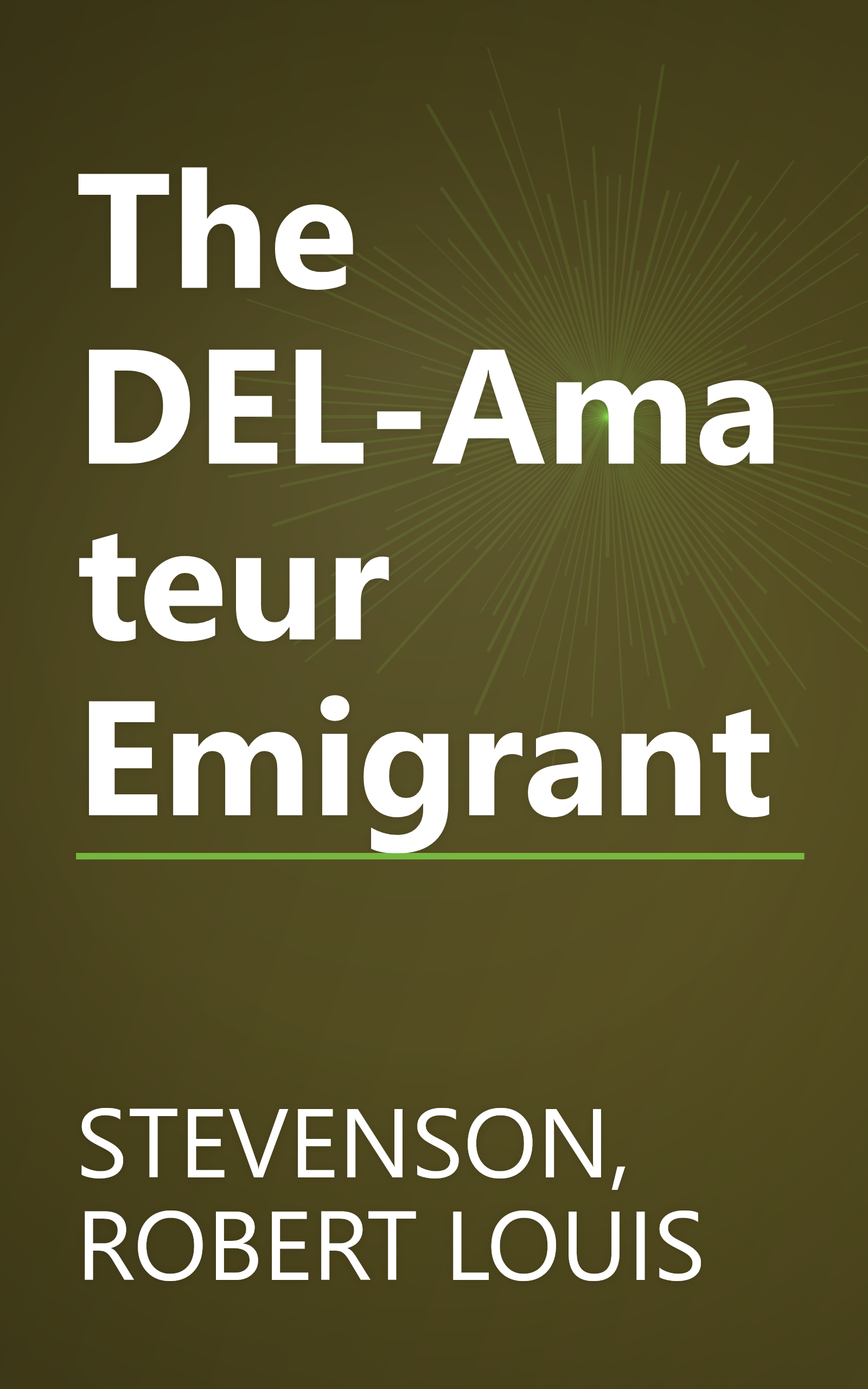 The DEL-Amateur Emigrant book cover