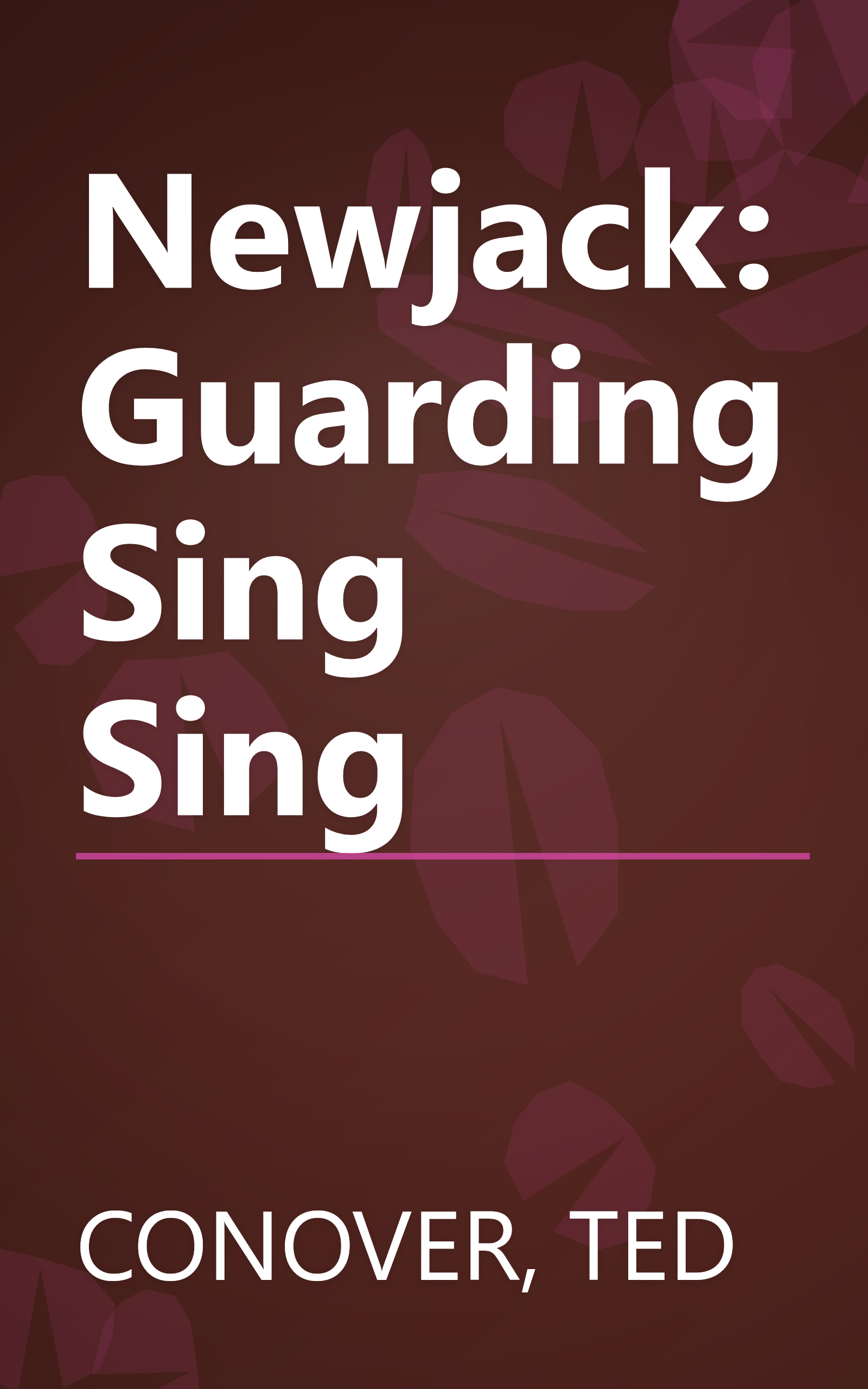 Newjack: Guarding Sing Sing book cover