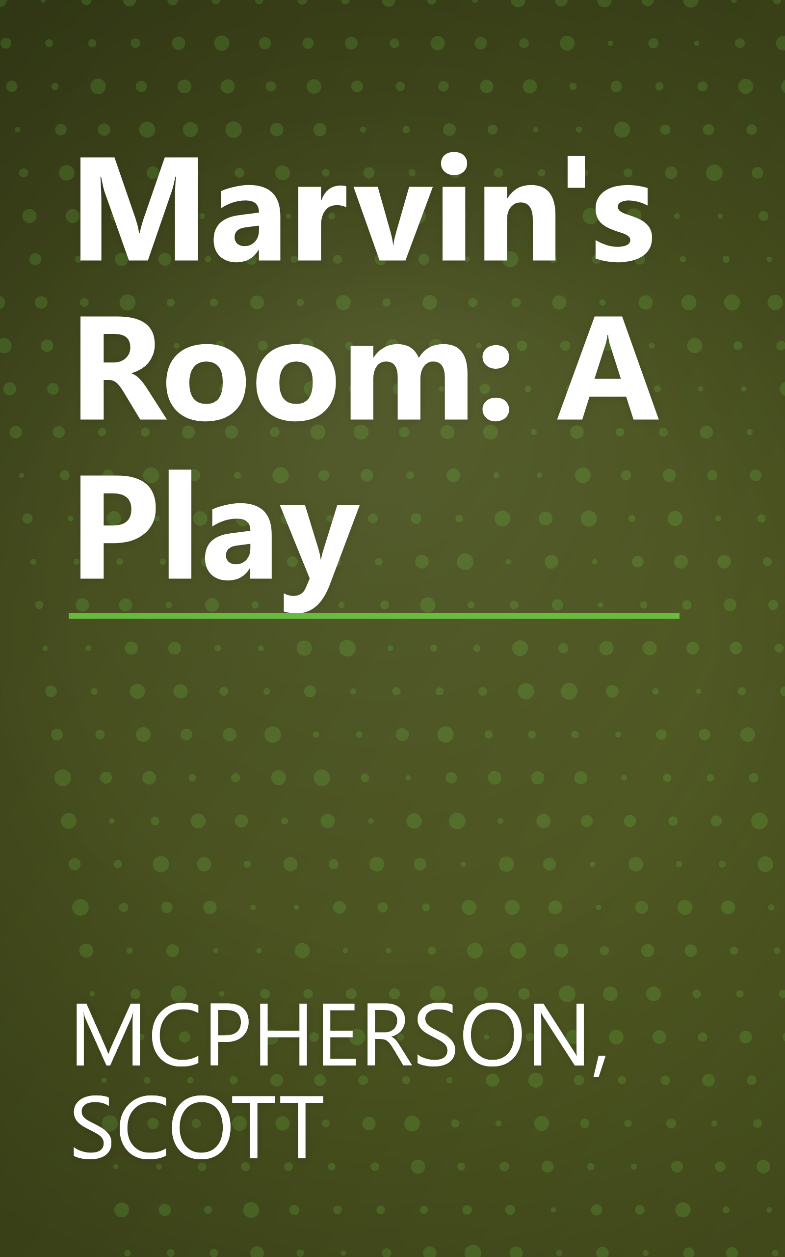 Marvin's Room: A Play book cover