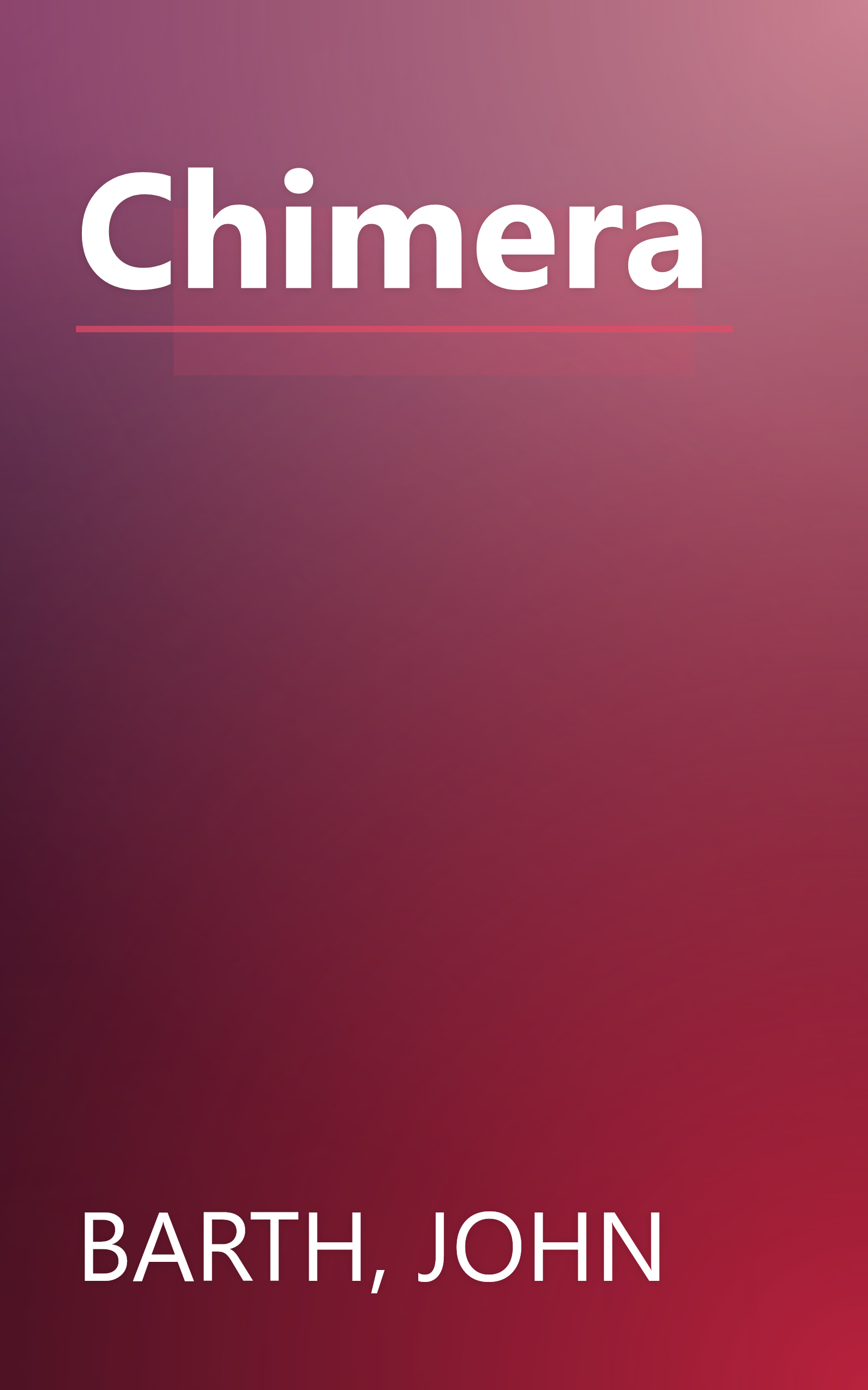 Chimera book cover