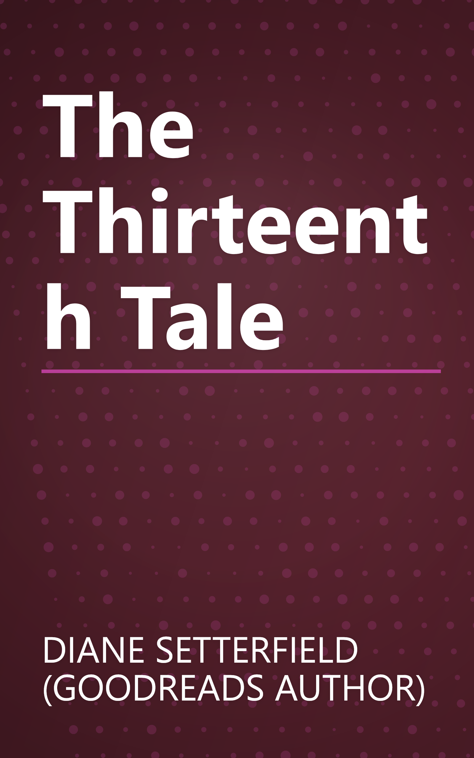 The Thirteenth Tale book cover