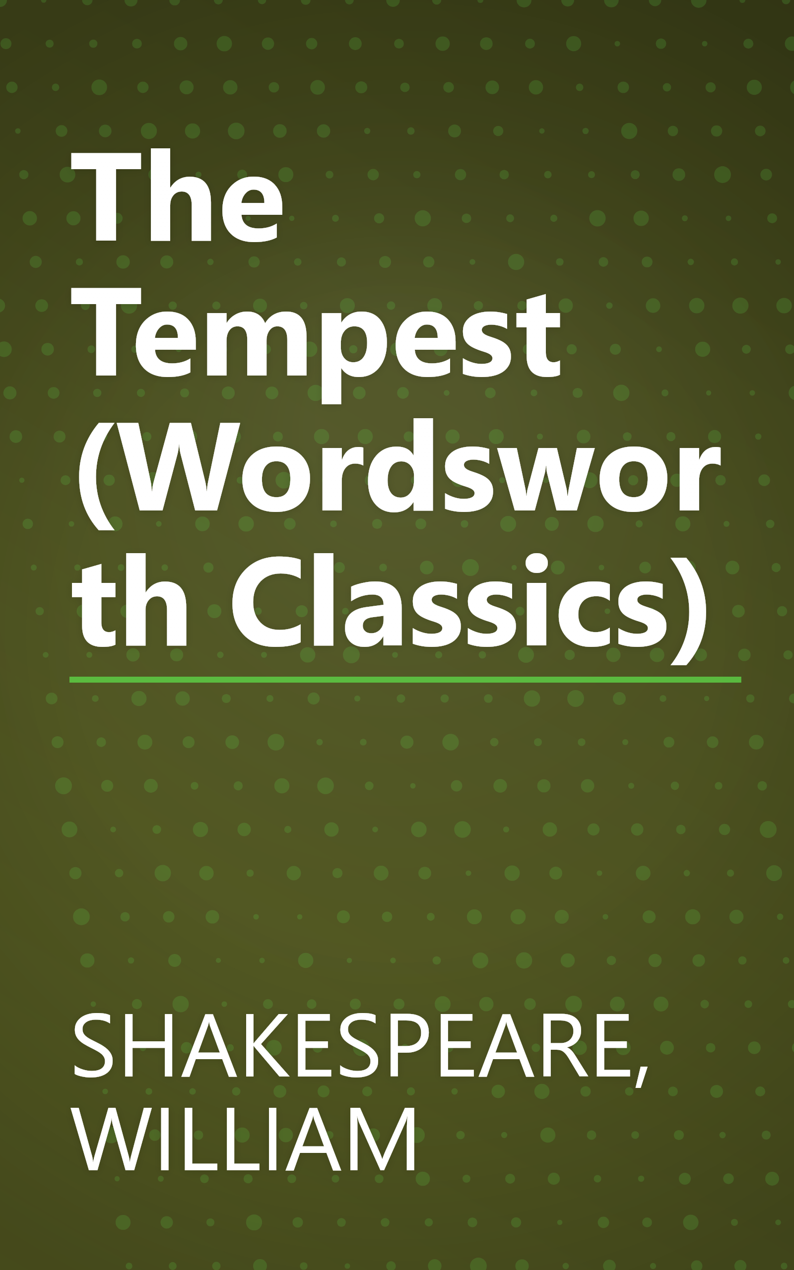 The Tempest (Wordsworth Classics) book cover