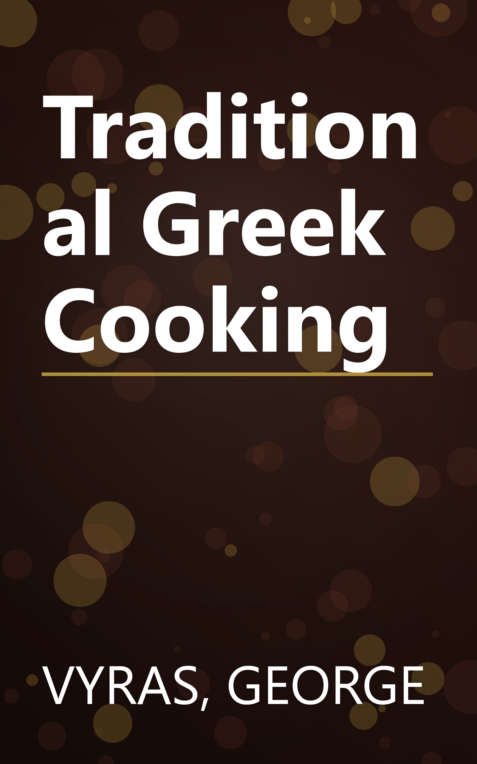 Traditional Greek Cooking book cover