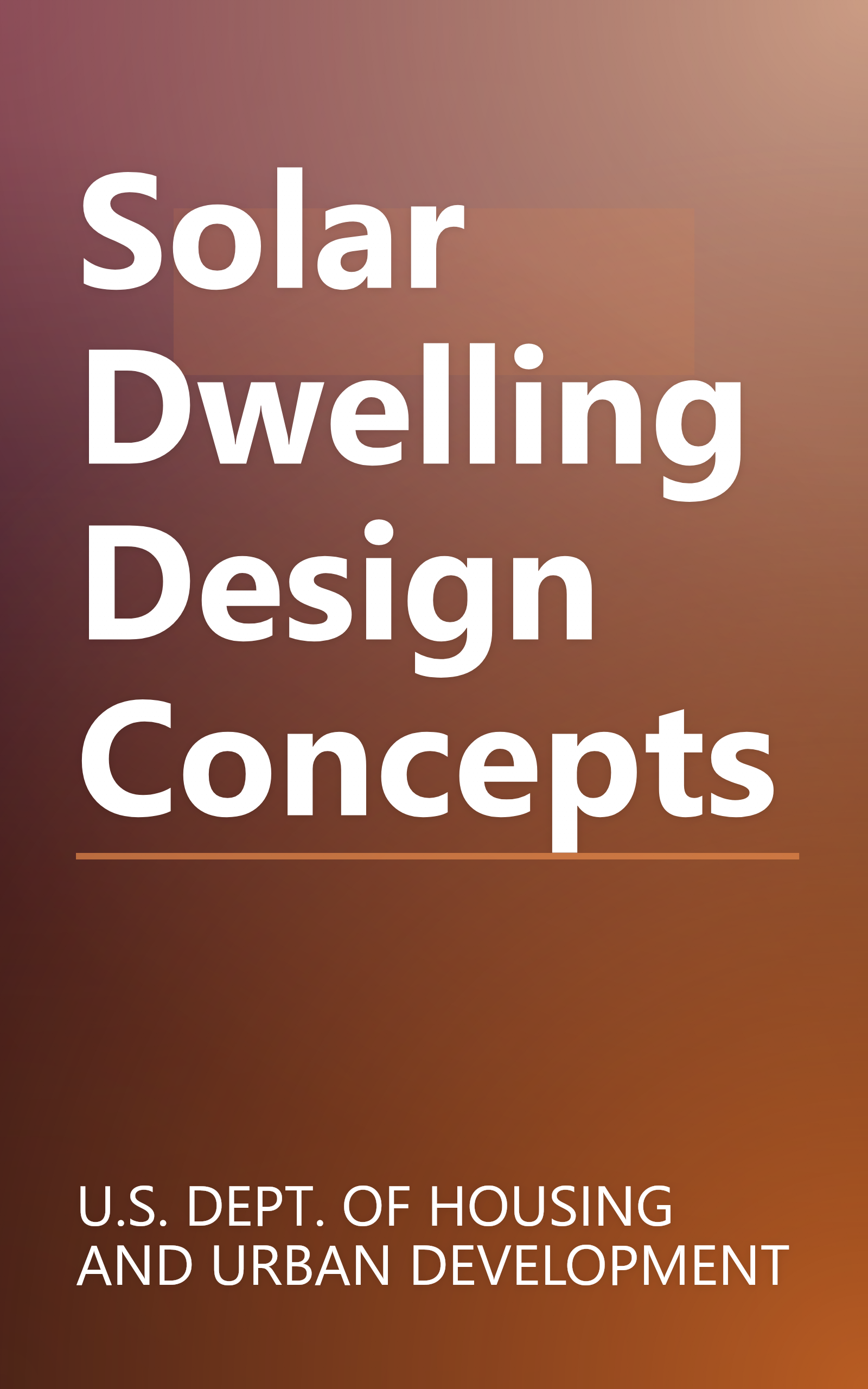 Solar Dwelling Design Concepts book cover