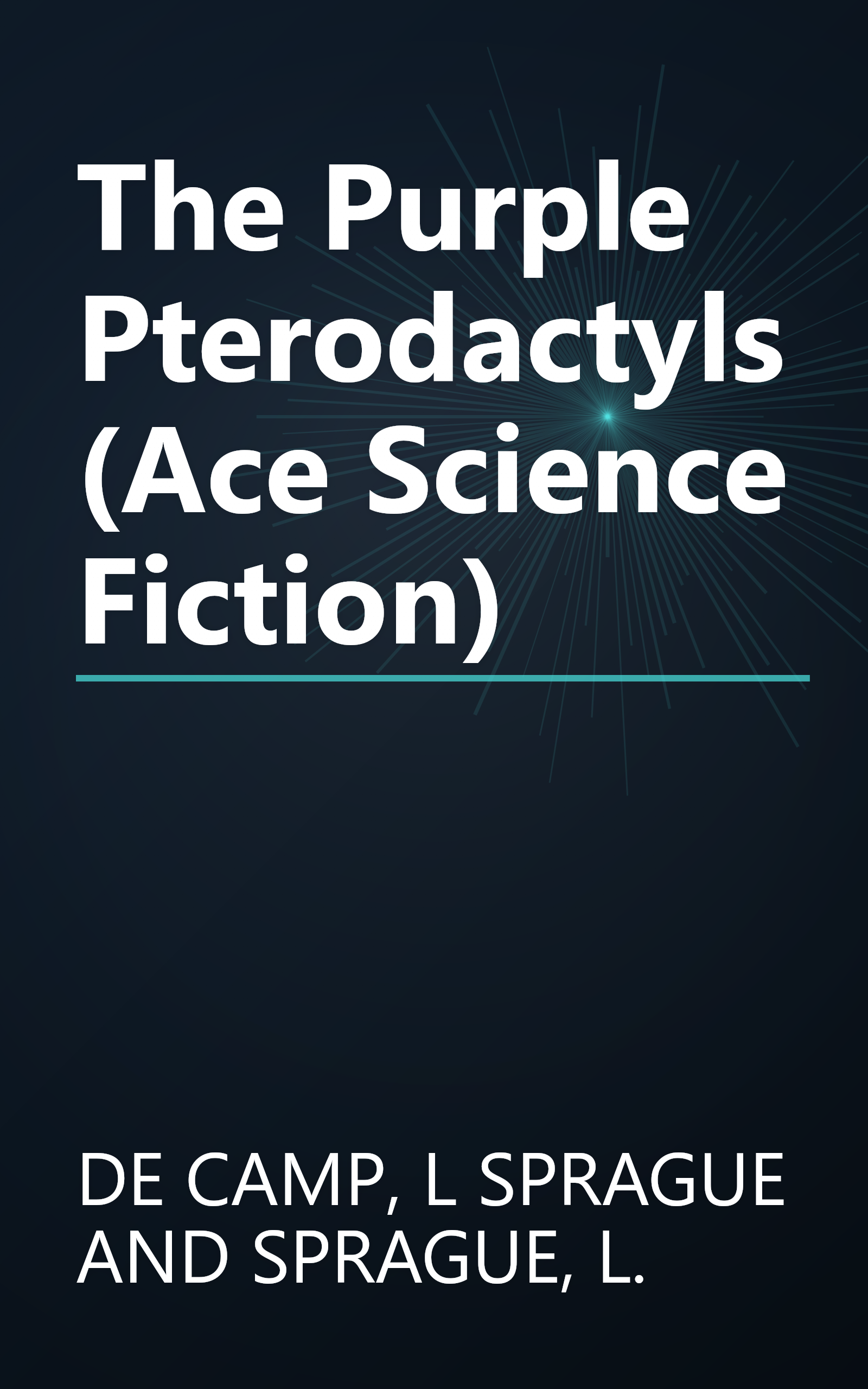 The Purple Pterodactyls (Ace Science Fiction) book cover