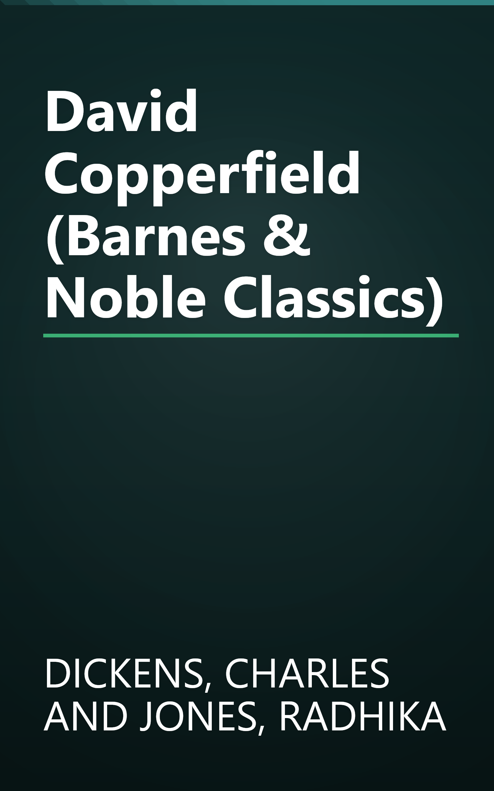 David Copperfield (Barnes & Noble Classics) book cover