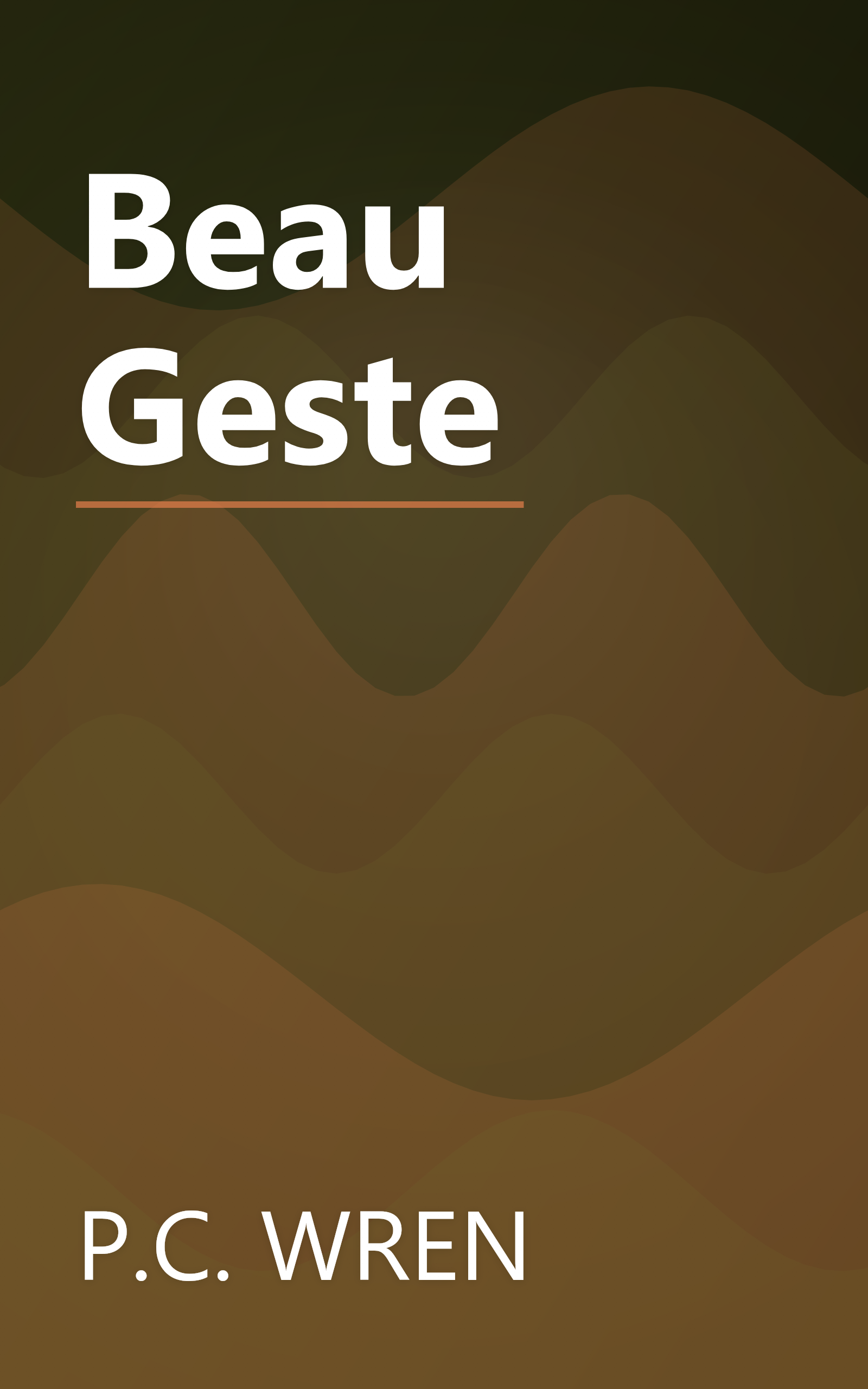 Beau Geste book cover