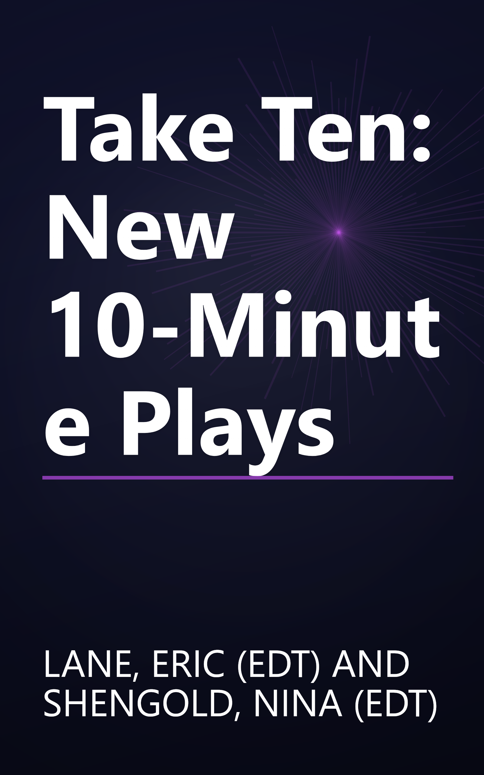 Take Ten: New 10-Minute Plays book cover