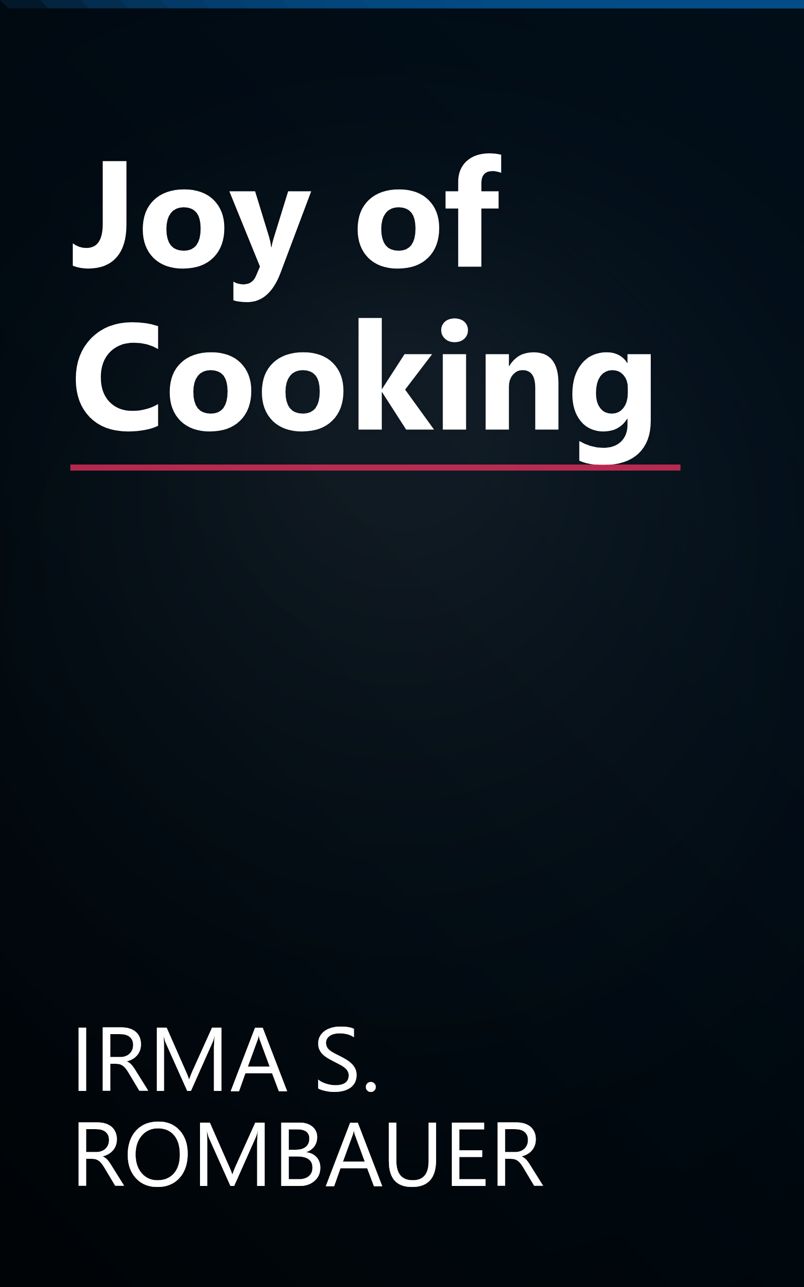 Joy of Cooking book cover
