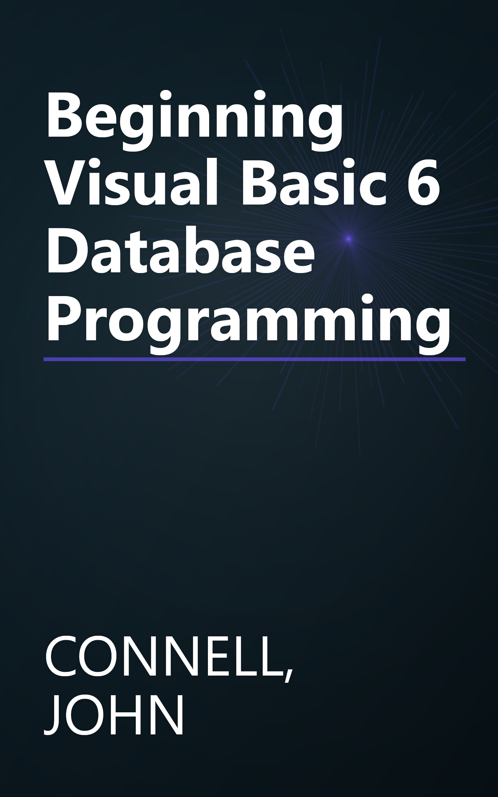 Beginning Visual Basic 6 Database Programming book cover