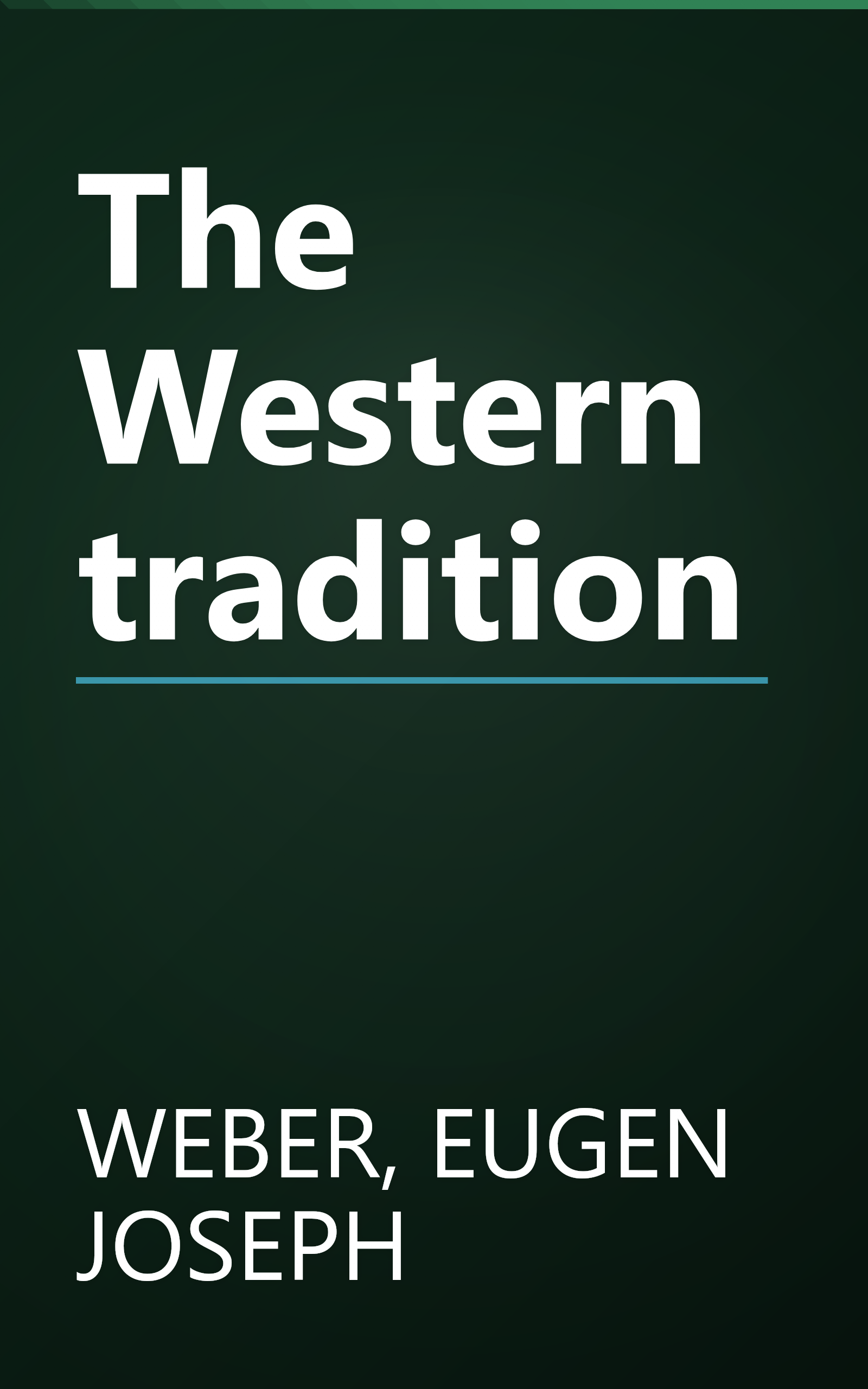 The Western tradition book cover