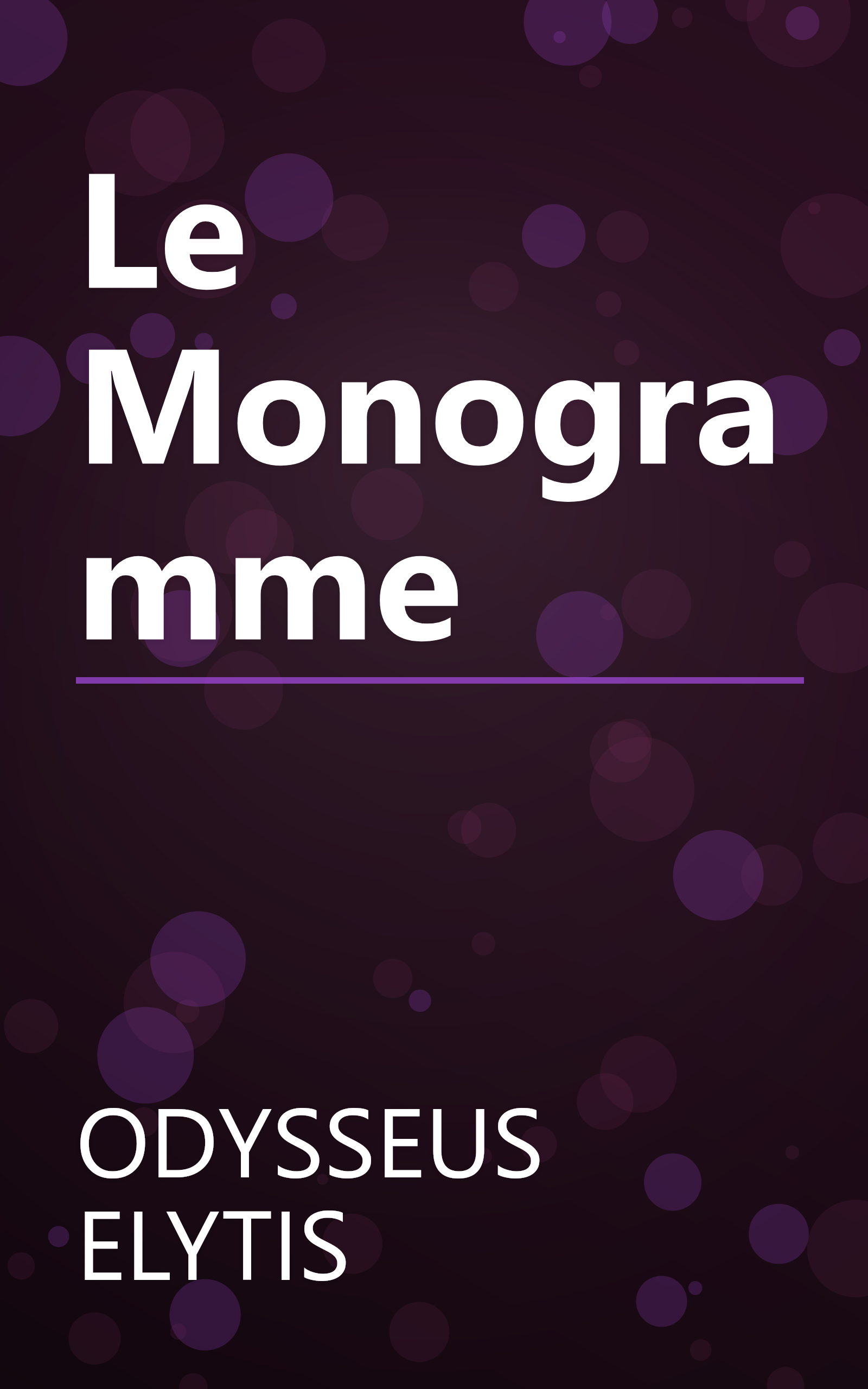 Le Monogramme book cover