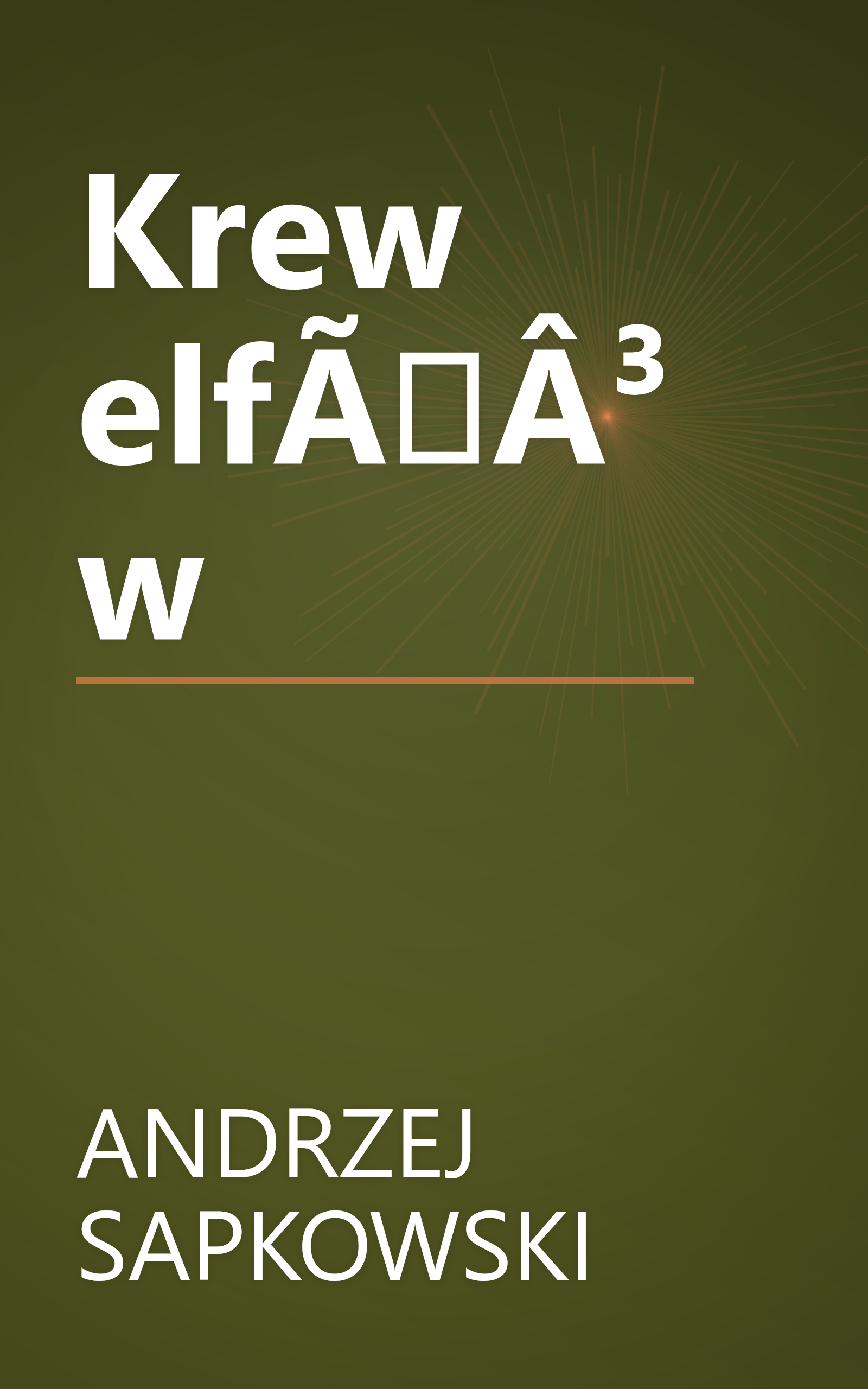 Krew elfÃÂ³w book cover
