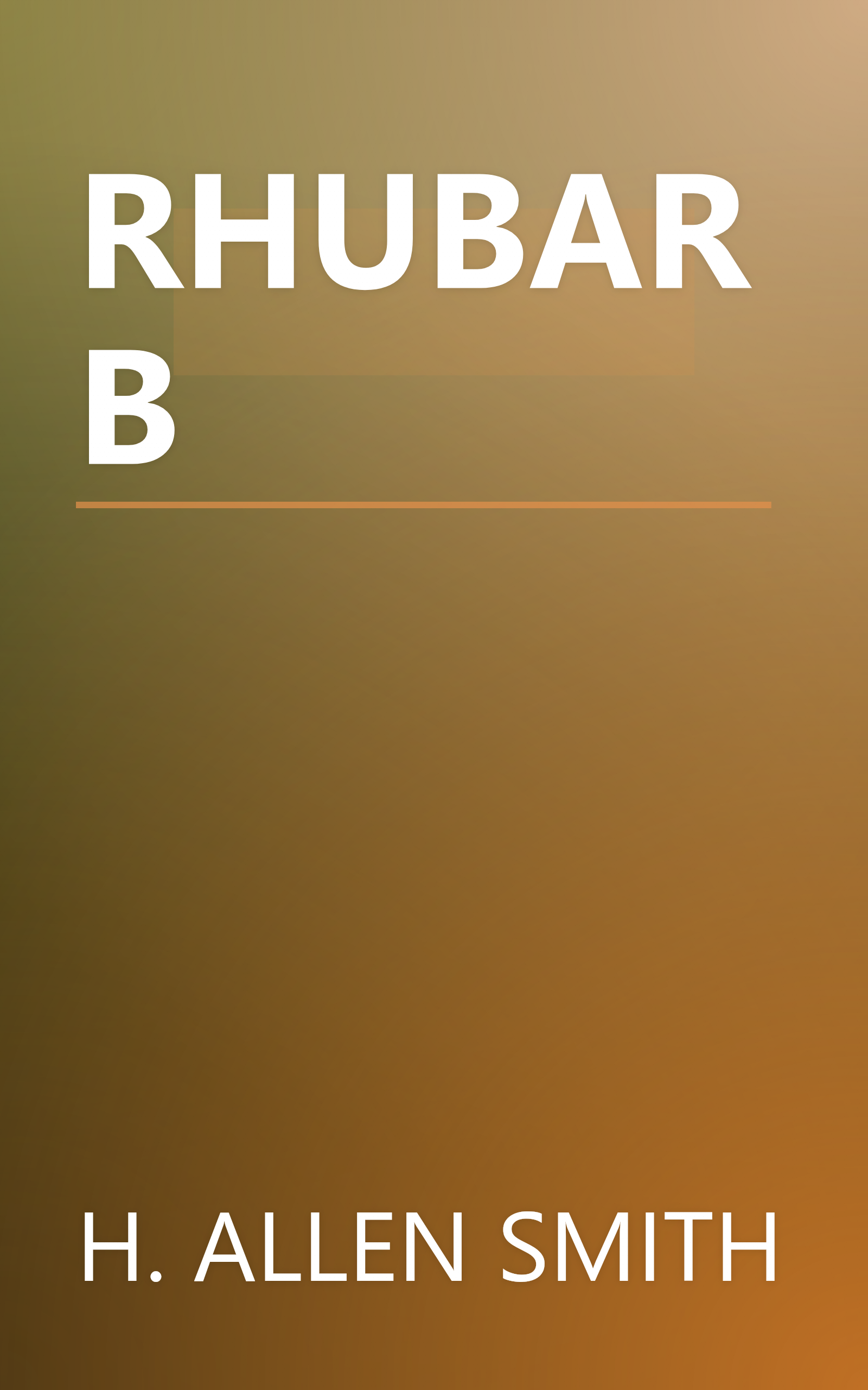 RHUBARB book cover