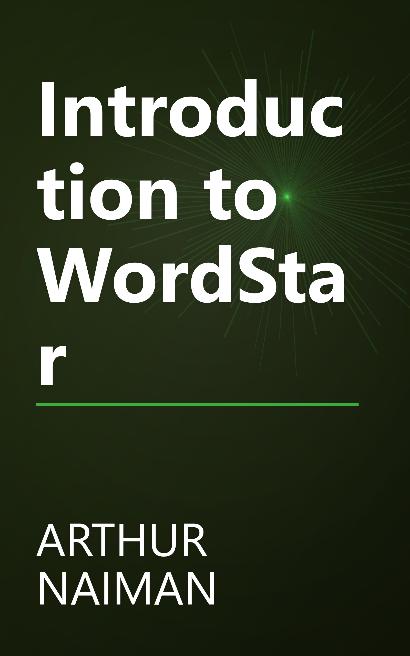 Introduction to WordStar book cover