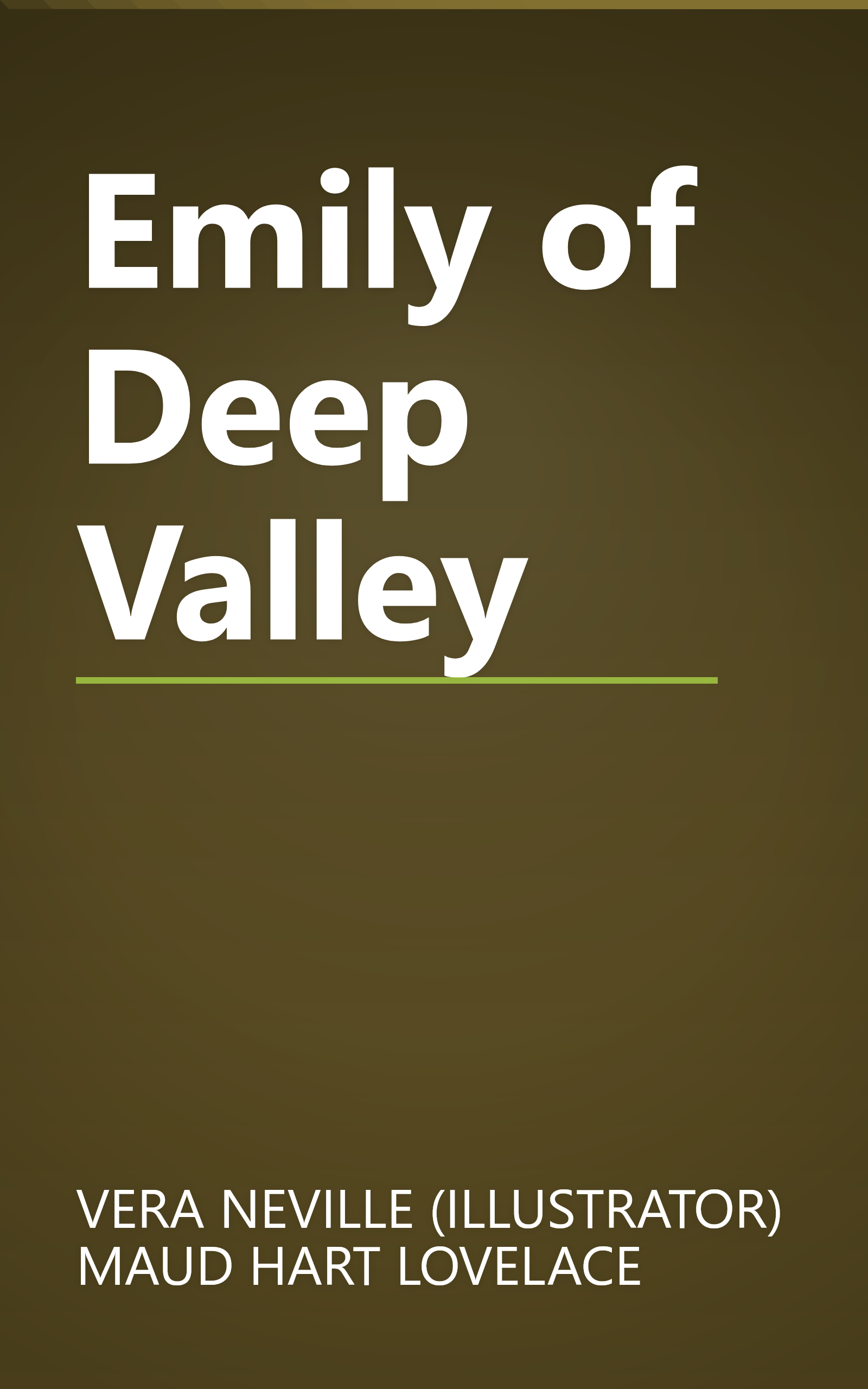 Emily of Deep Valley book cover