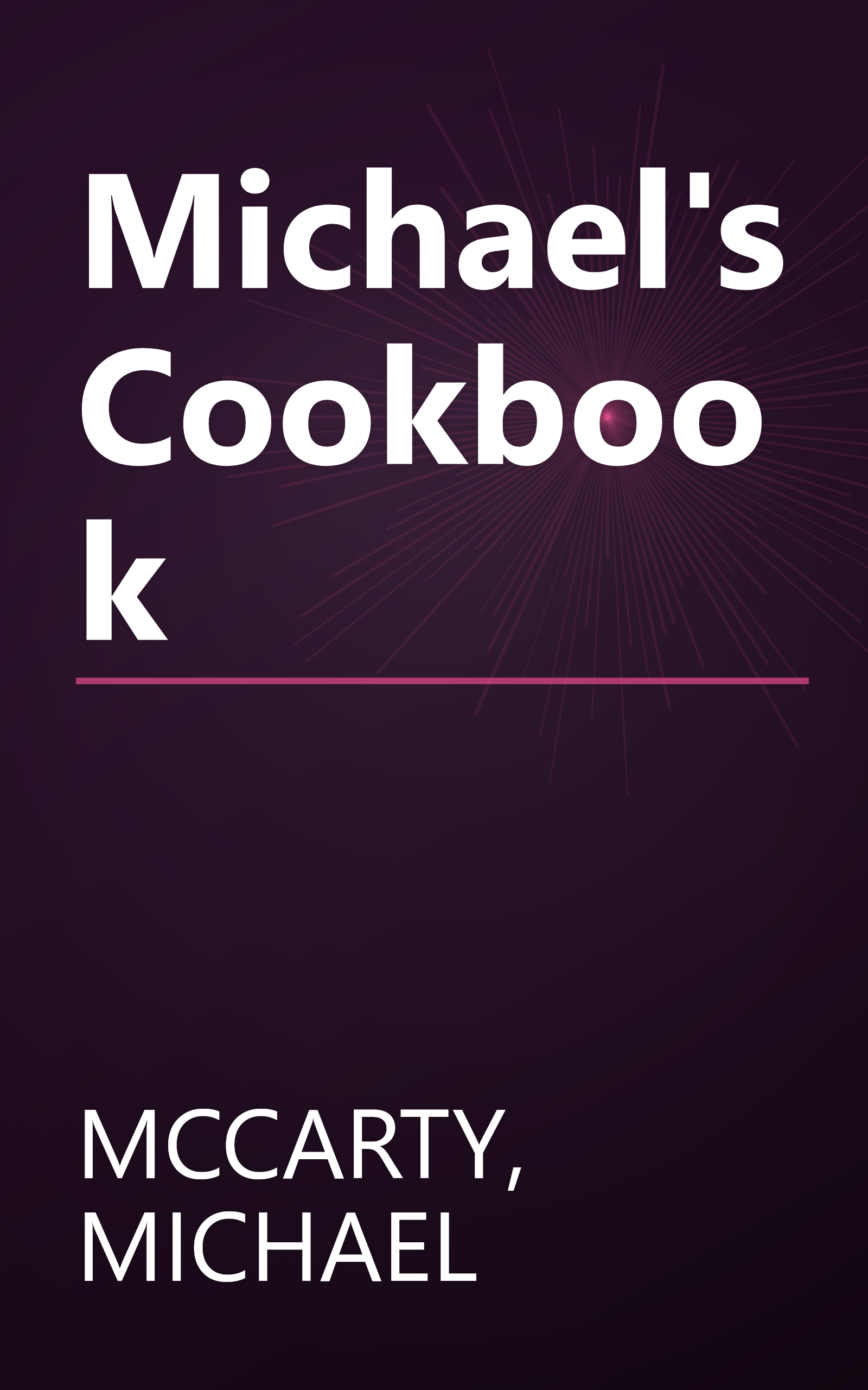Michael's Cookbook book cover