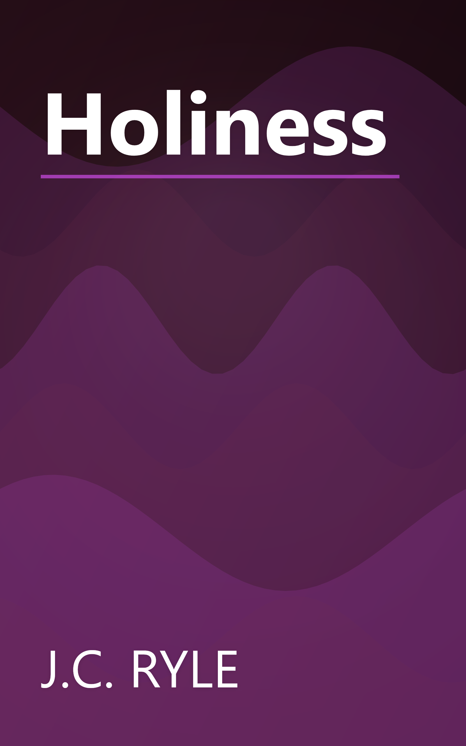 Holiness book cover