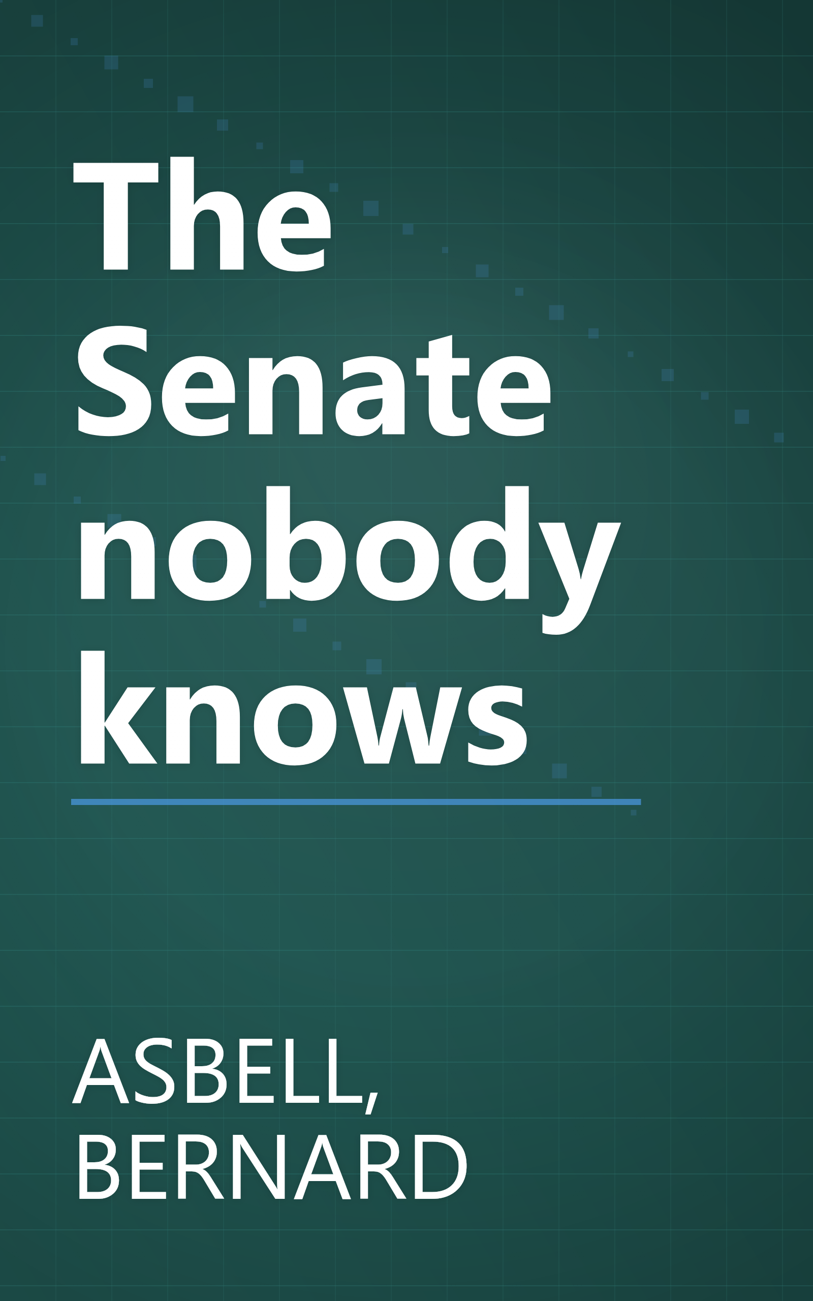 The Senate nobody knows book cover