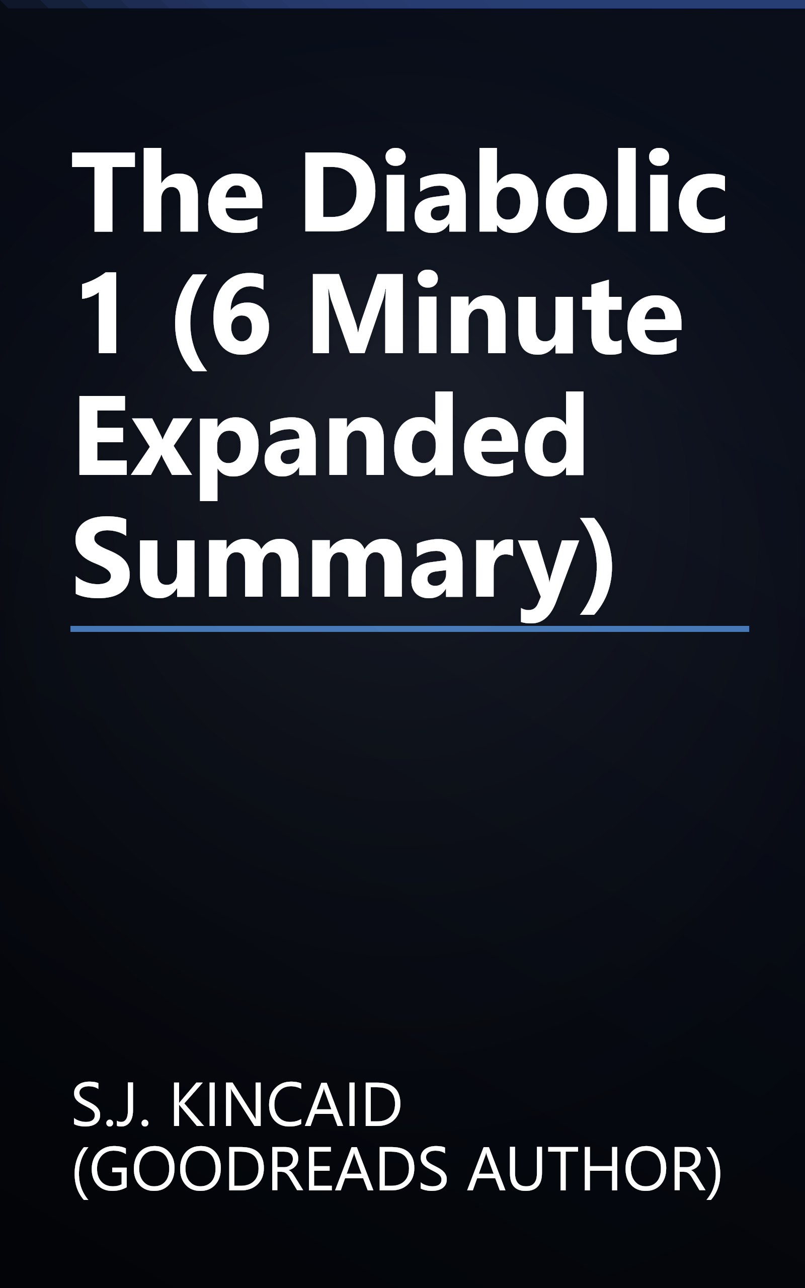 The Diabolic 1 (6 Minute   Expanded Summary) book cover