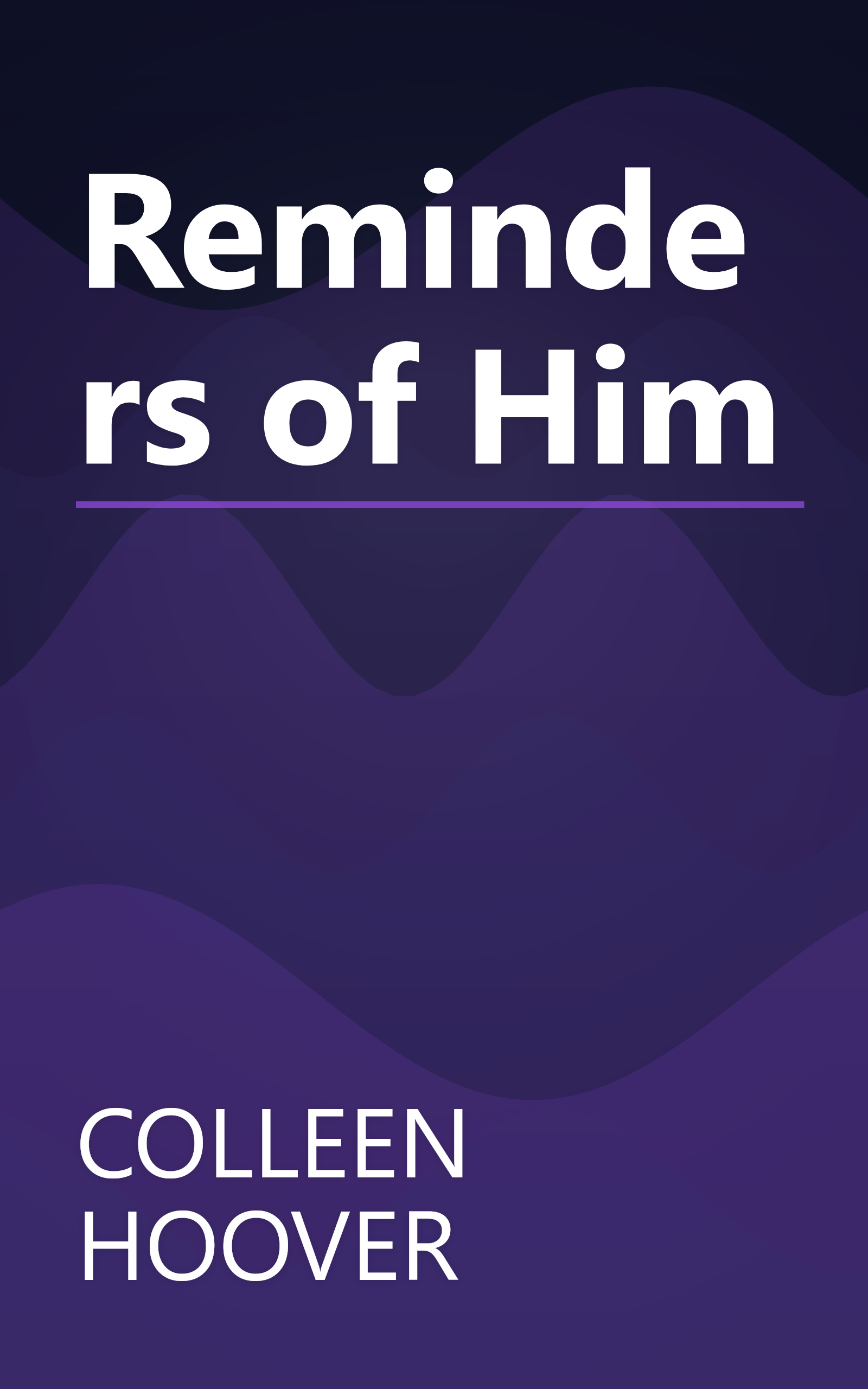 Reminders of Him book cover
