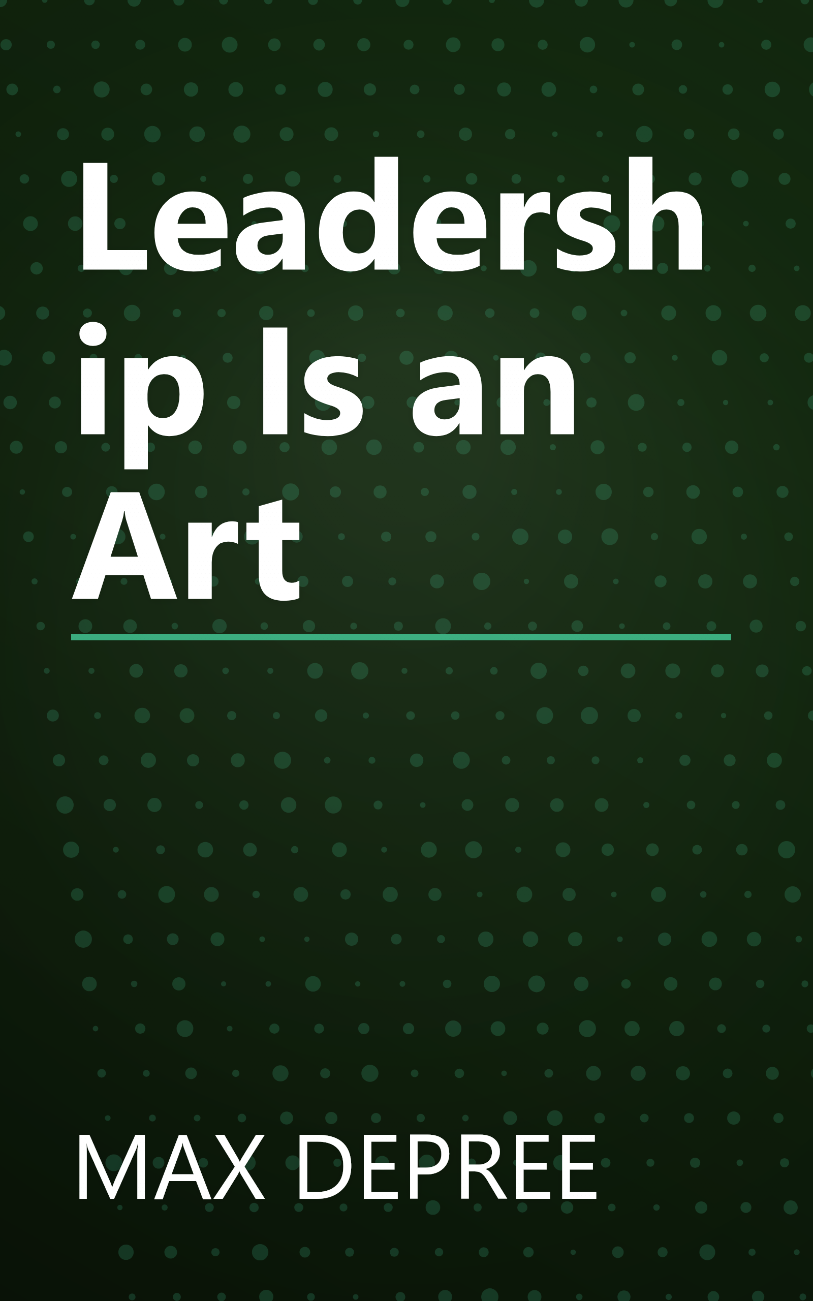 Leadership Is an Art book cover