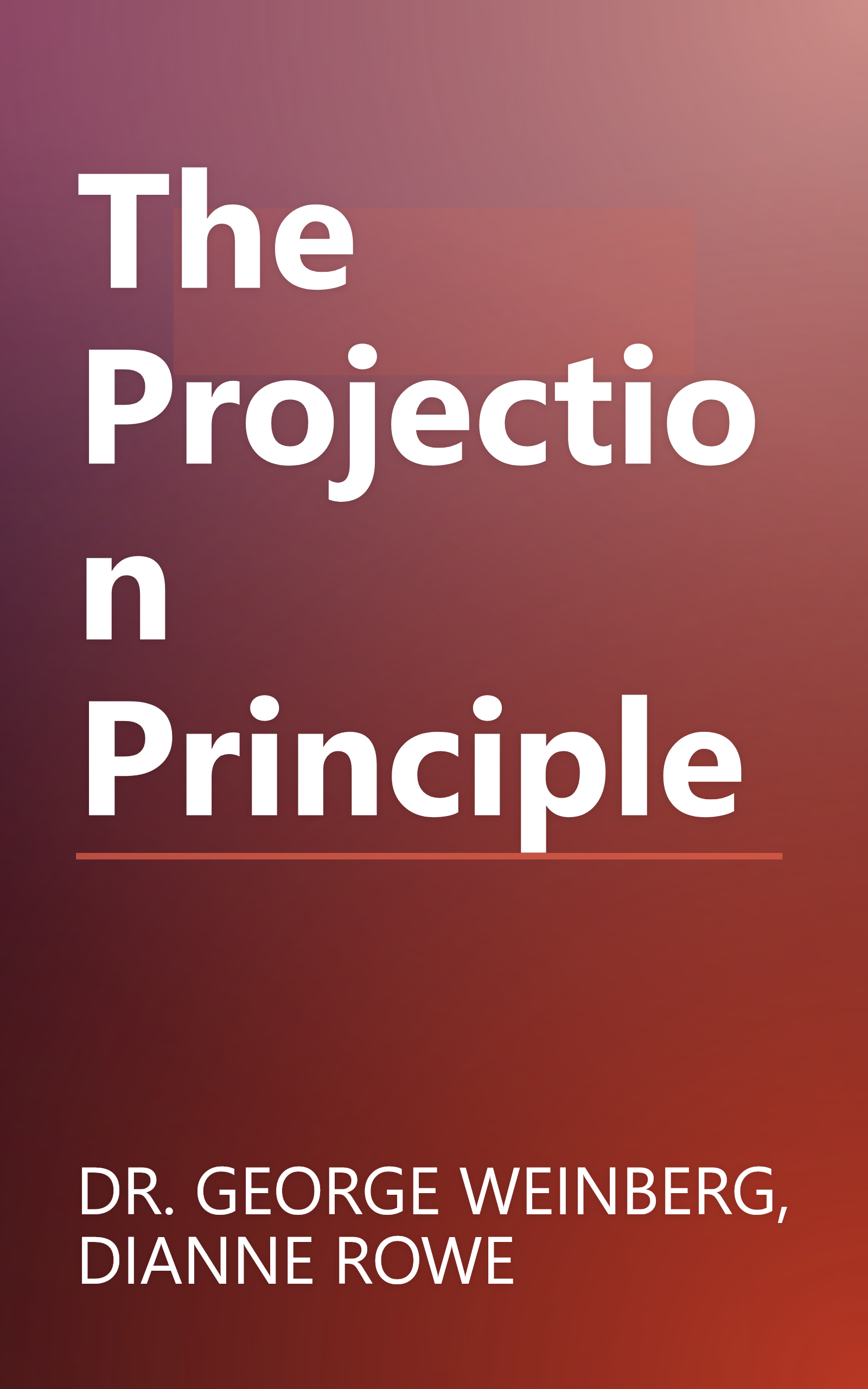 The Projection Principle book cover