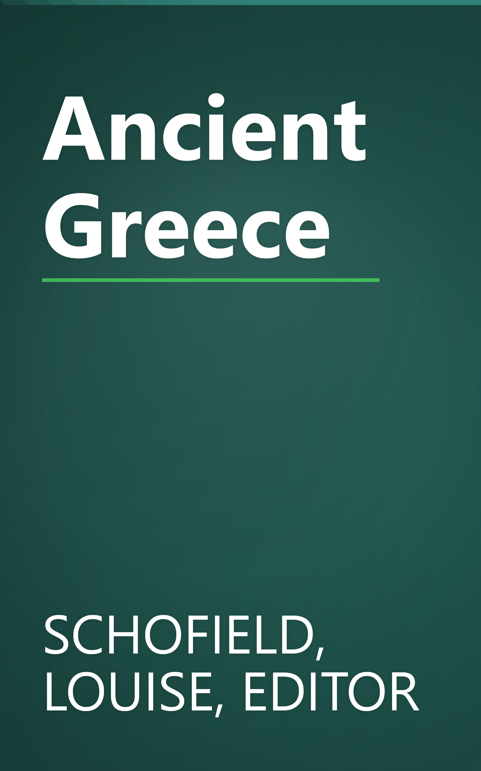 Ancient Greece book cover