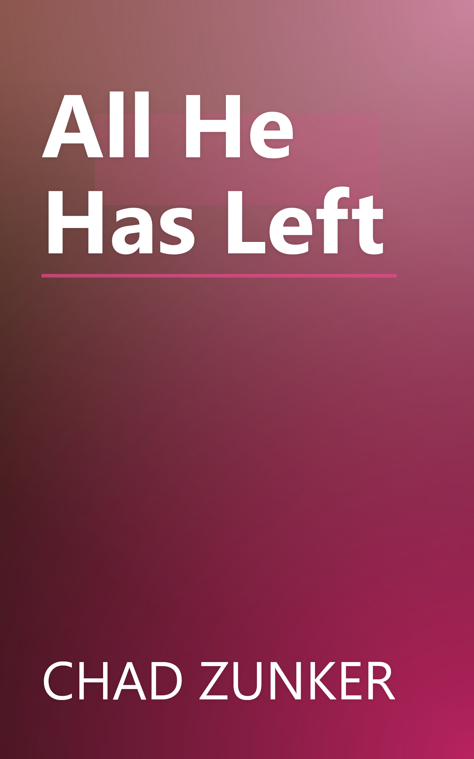 All He Has Left book cover